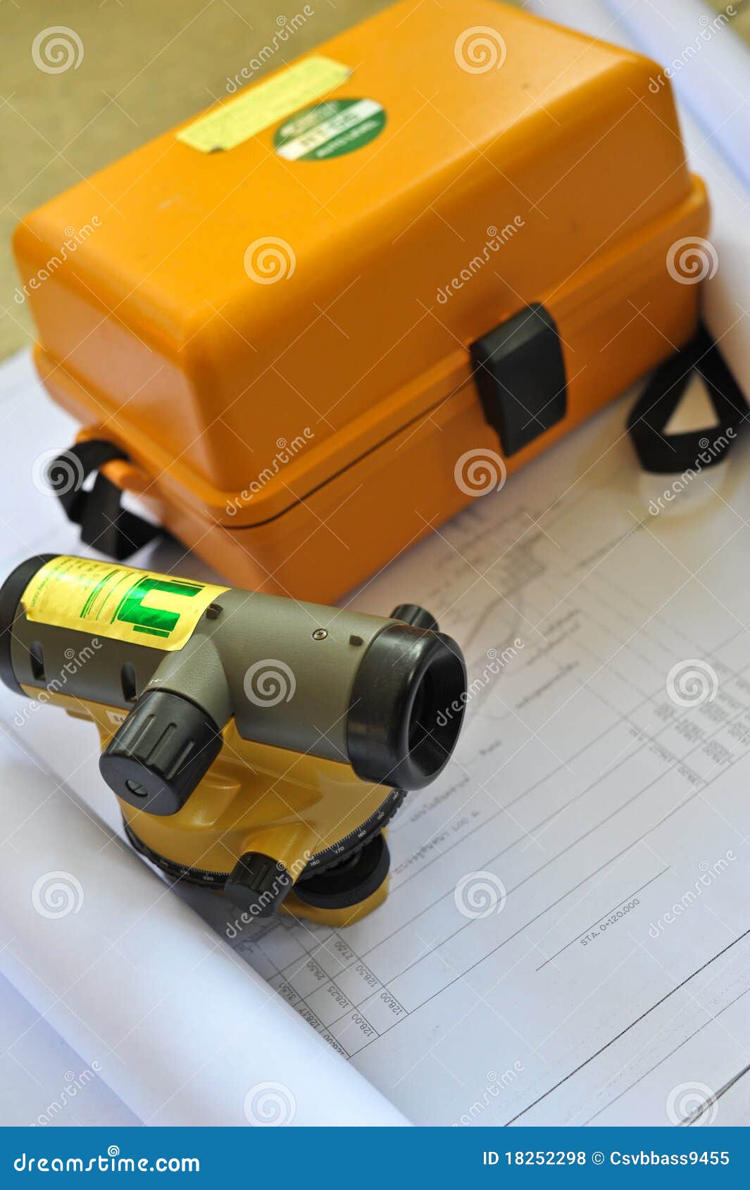Theodolite In An Archaeological Excavation, Topographic Tool For ...