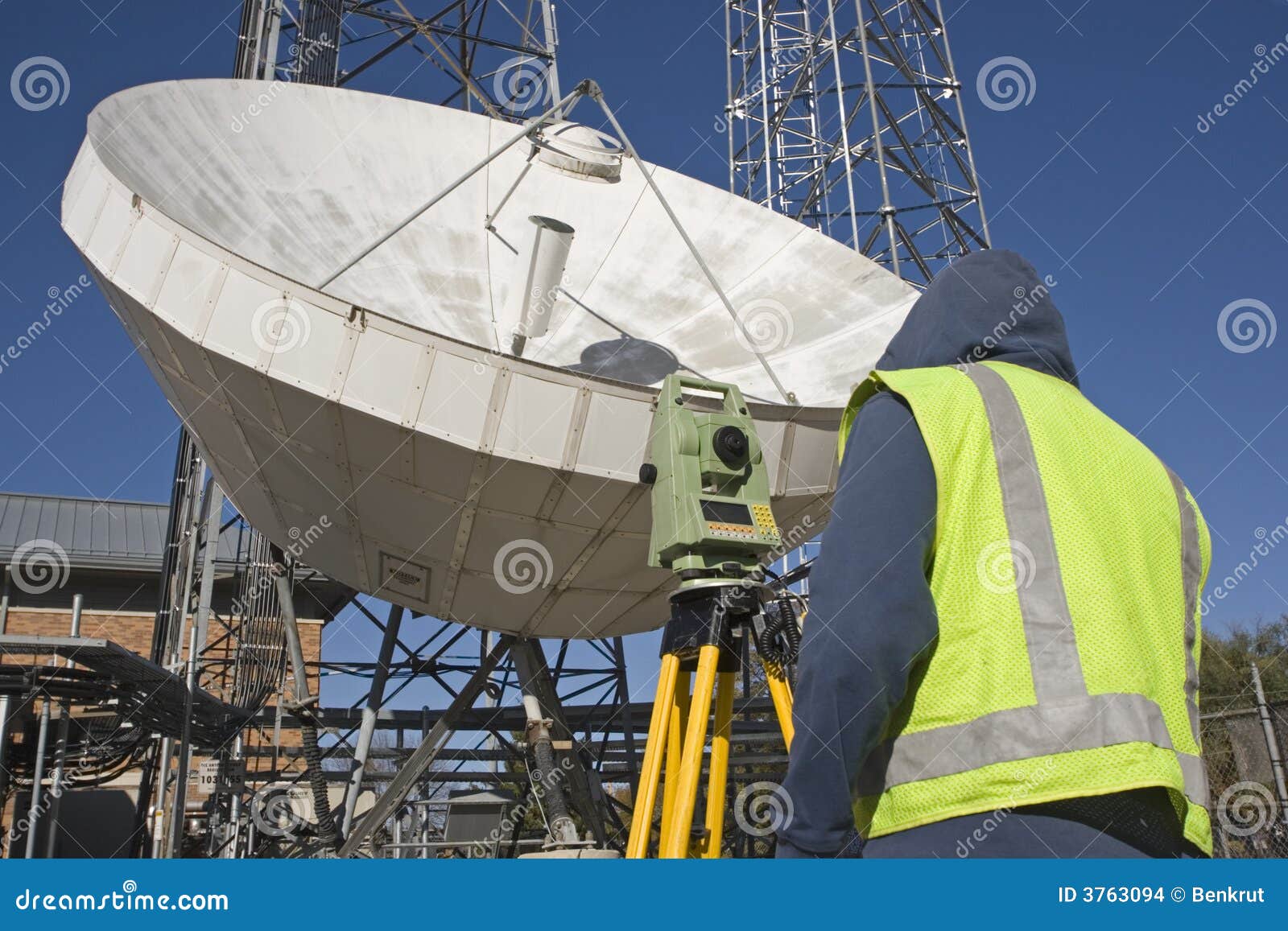 Land Surveying stock photo. Image of manual, technology - 3763094