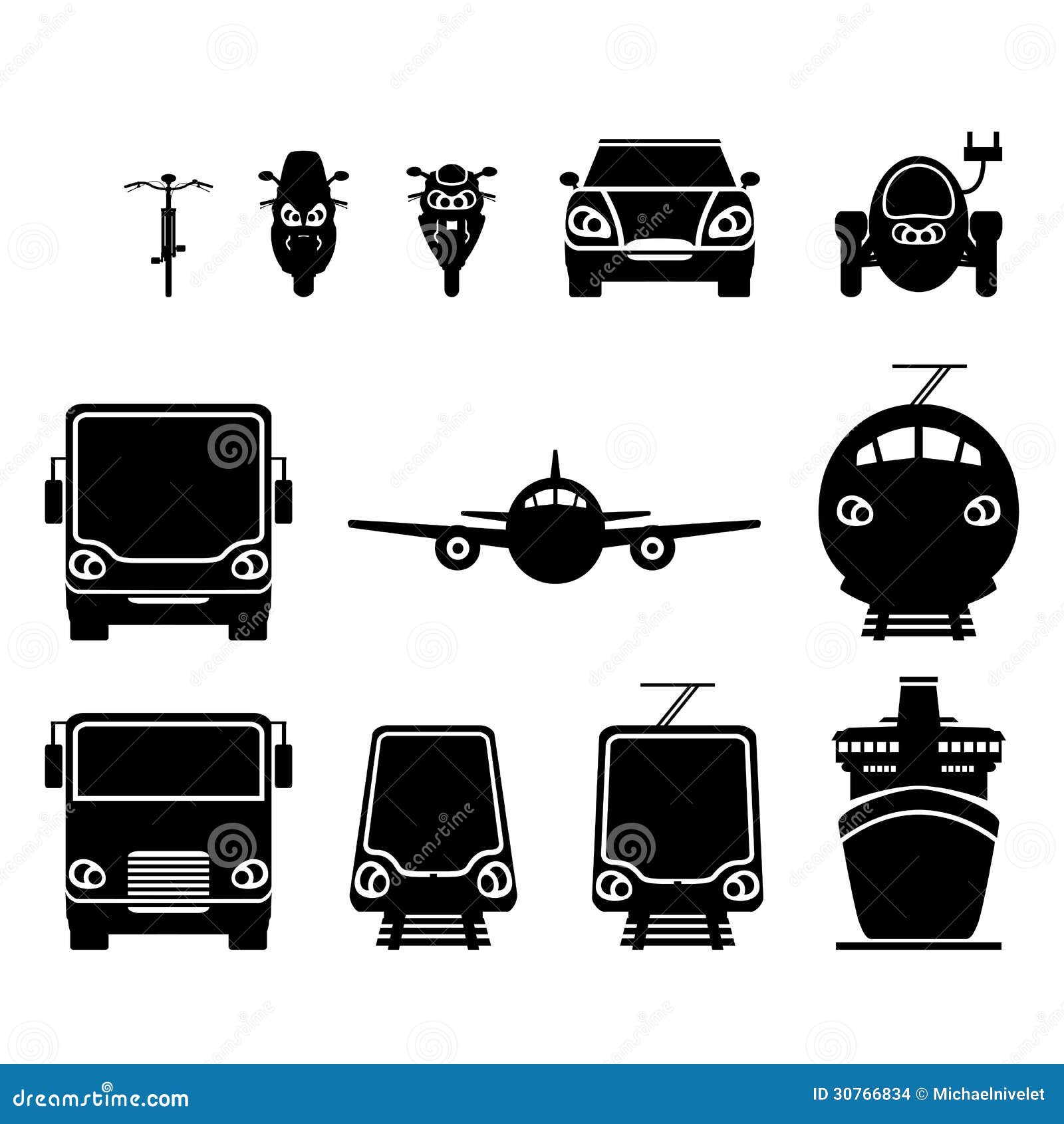 Land transport stock vector. Illustration of truck, modern - 30766834