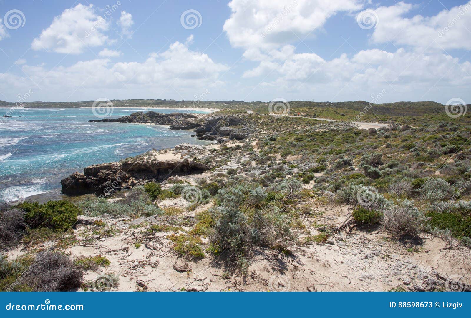 Land und Meer Rottnest stockbild. Bild von anordnung - 88598673