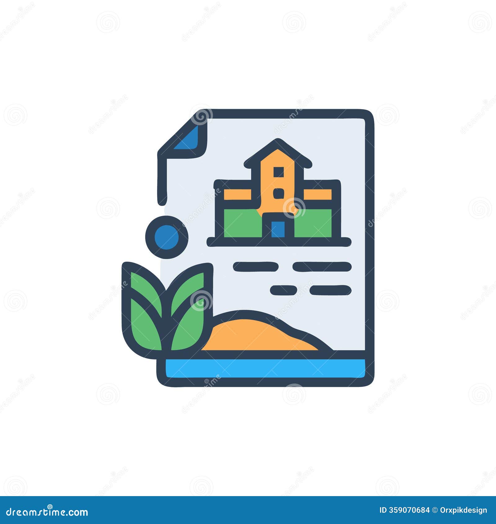 Land Use Policy Icon for Regulations Stock Illustration - Illustration ...