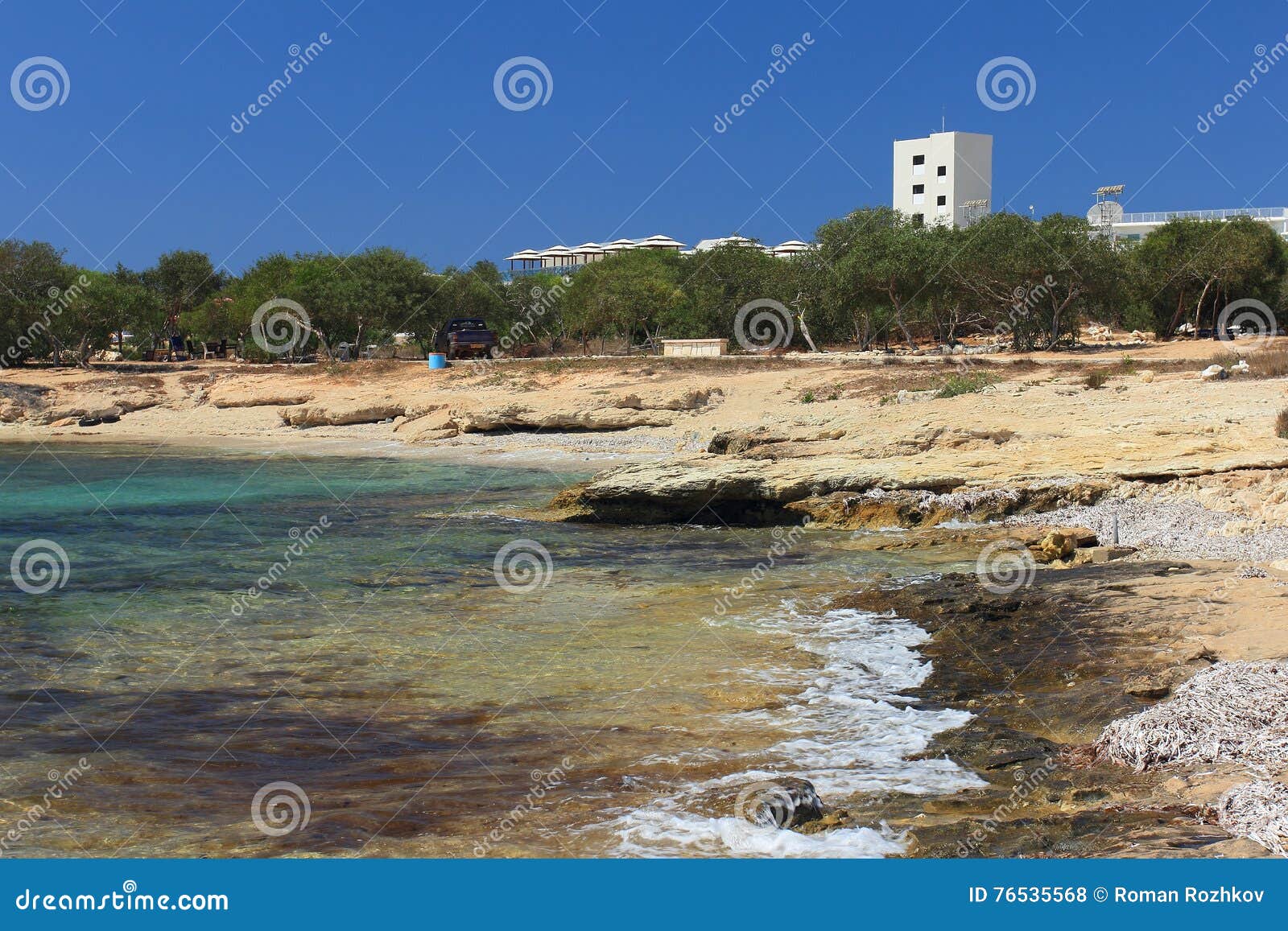 Landa Beach. Agia Napa, Cyprus. Editorial Stock Photo - Image of summer ...