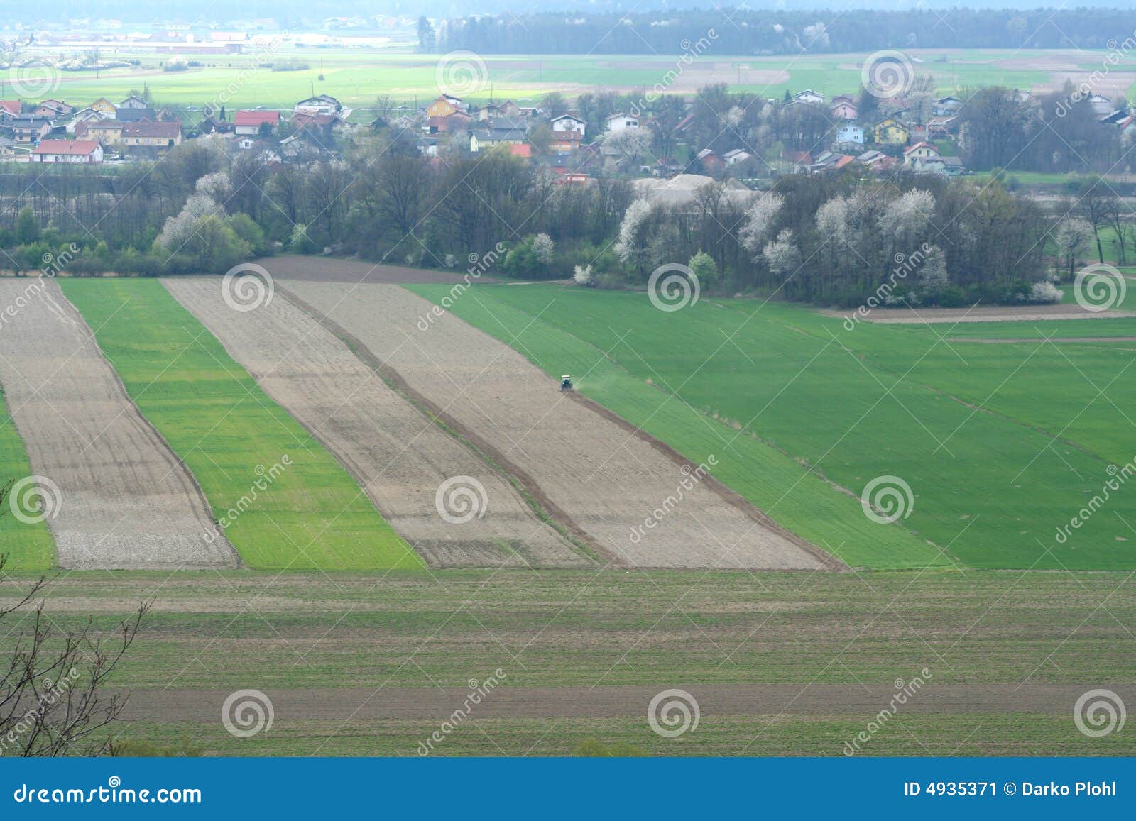 Landbouw Gebied Van De Lucht Stock Afbeelding - Image of ecologisch ...