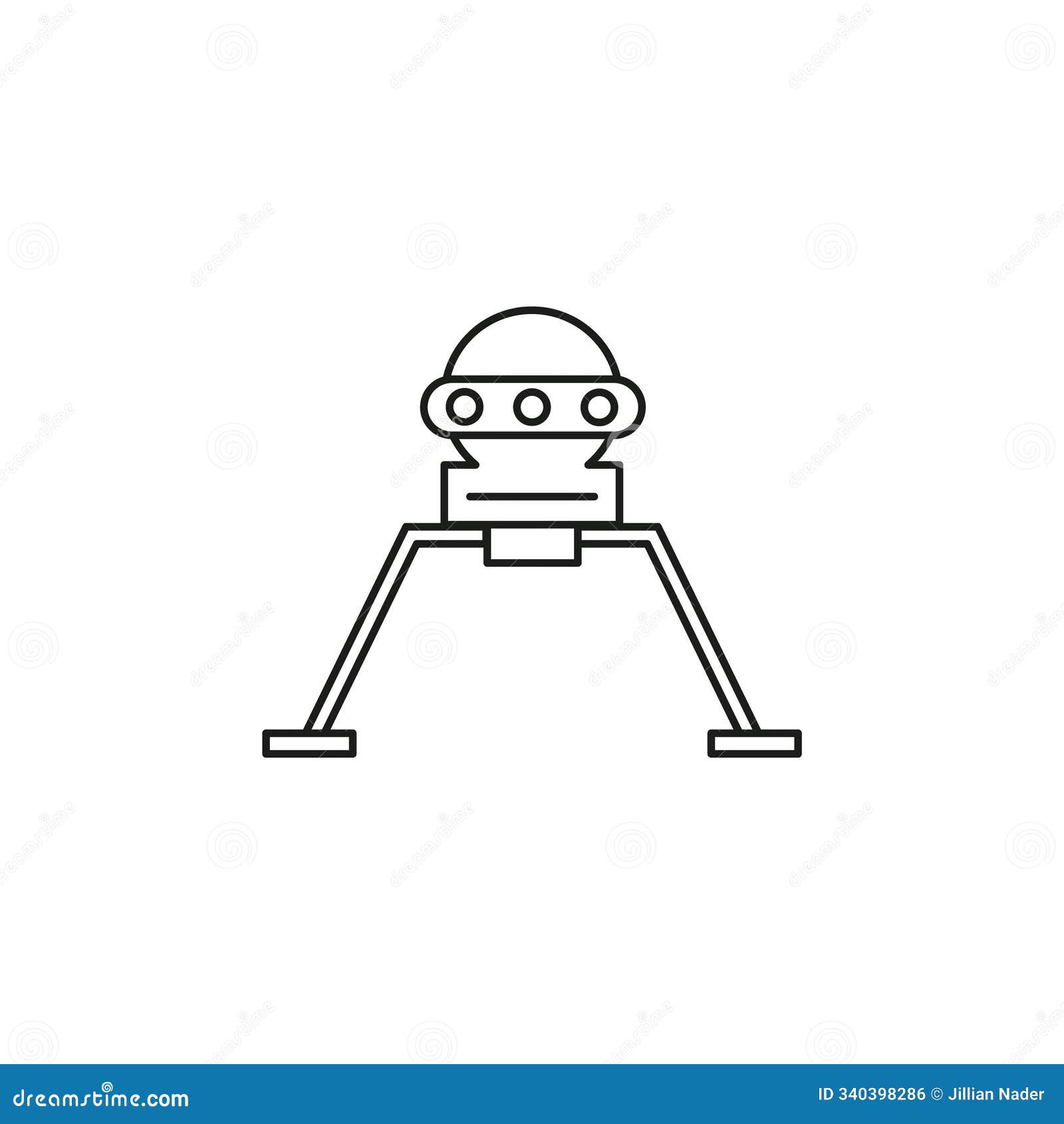 Lander Icon Vector Sign And Symbol Isolated On White Background ...