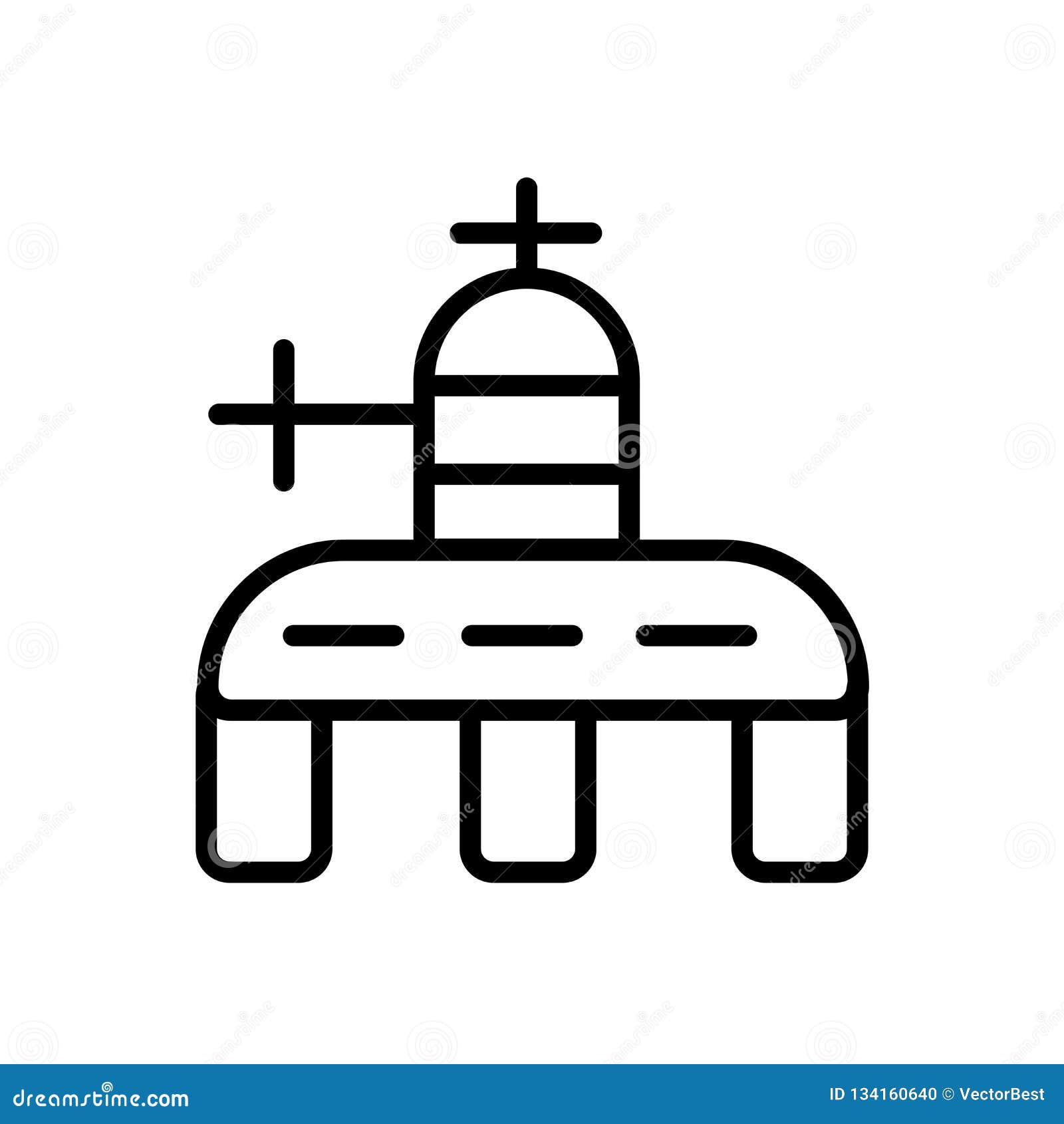 Lander Icon Vector Sign and Symbol Isolated on White Background Stock ...