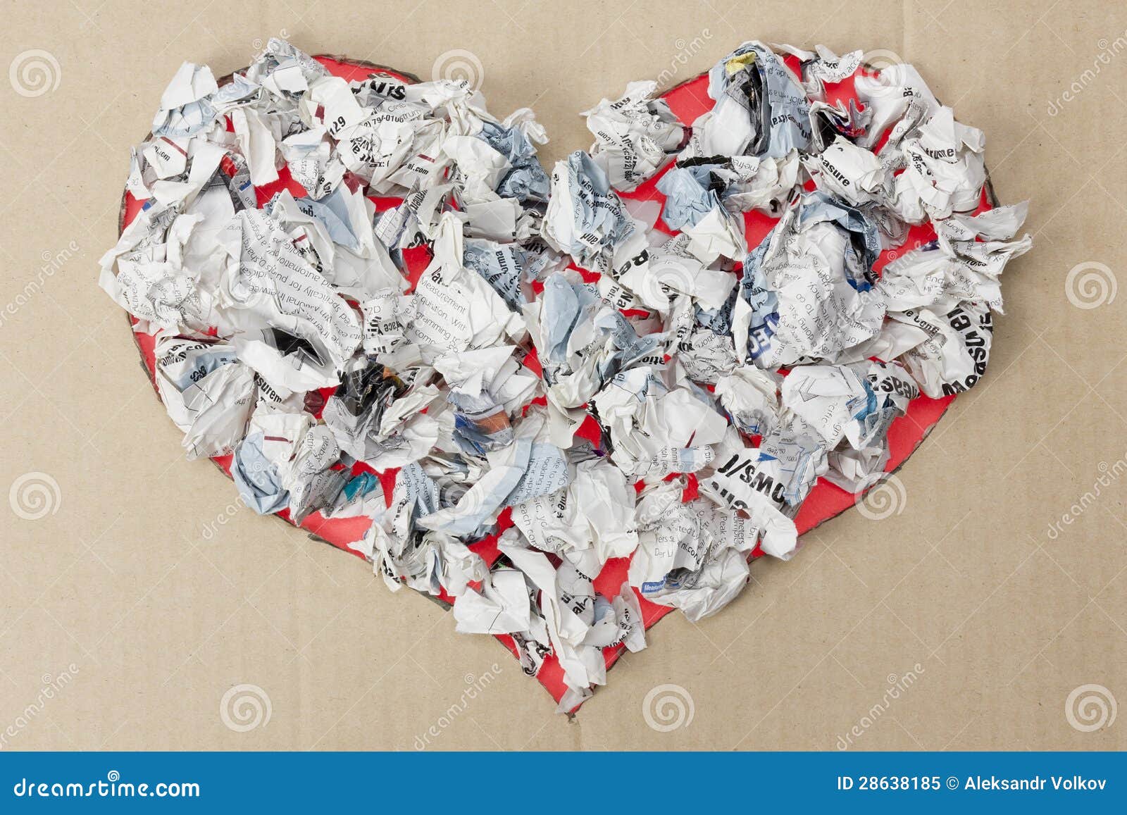 Landfill heart concept stock image. Image of stack, cardboard - 28638185