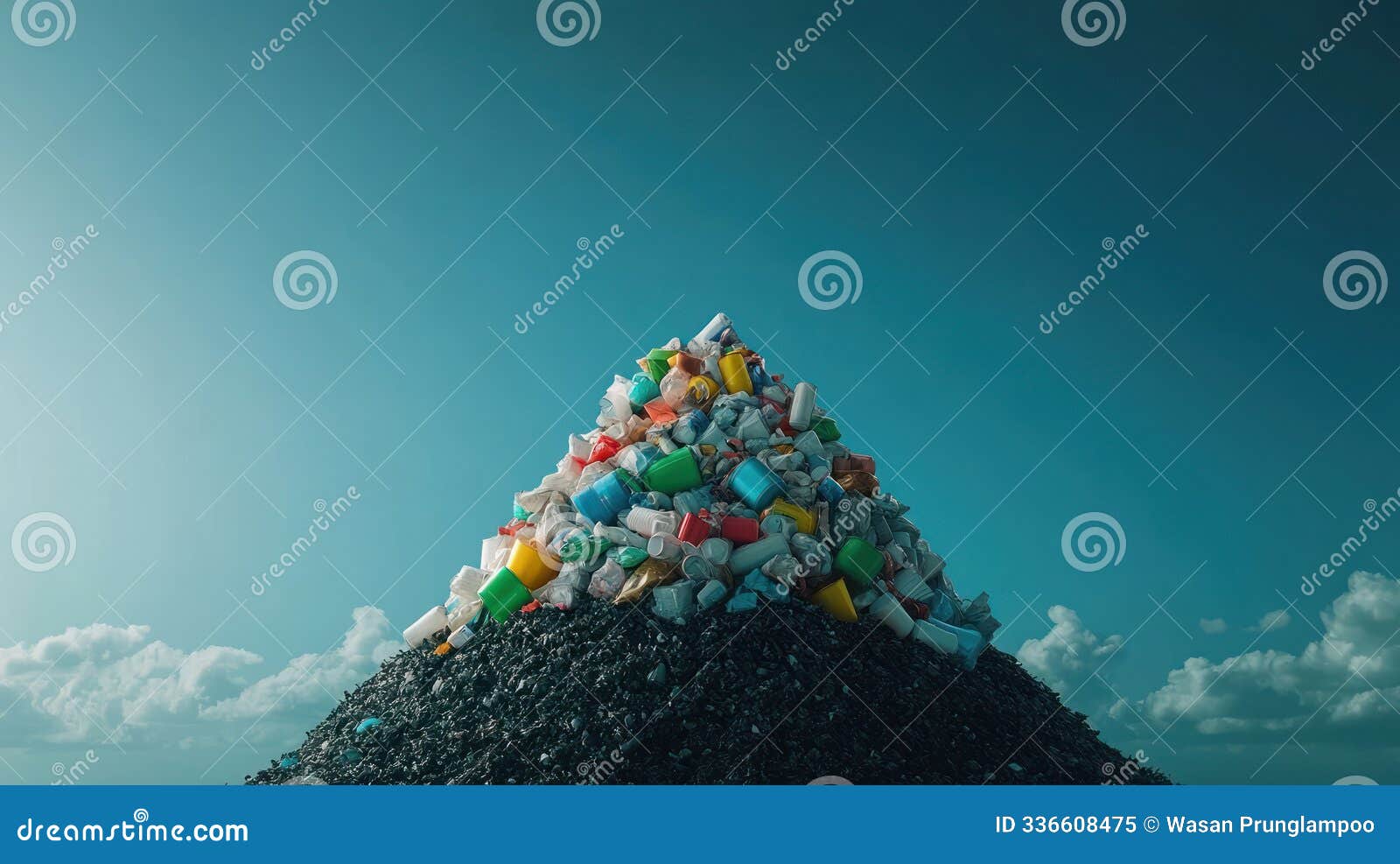 A Landfill Overflowing with Waste, Visualizing the Environmental Impact ...