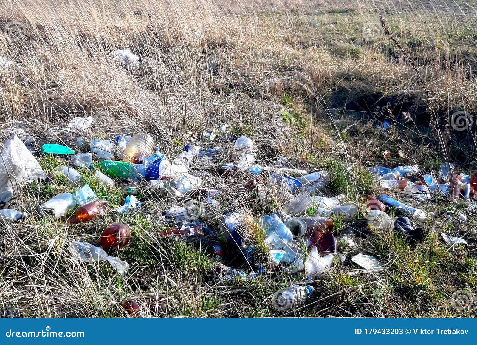 Landfill of Plastic Waste Thrown into the Field is Not Authorized for ...