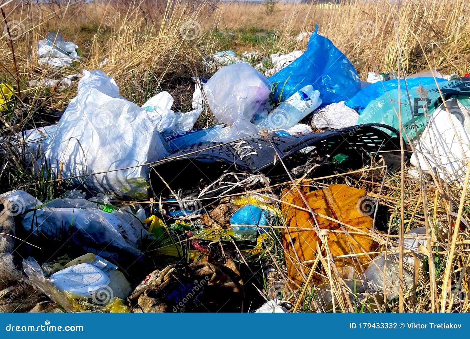 Landfill of Plastic Waste Thrown into the Field is Not Authorized for ...