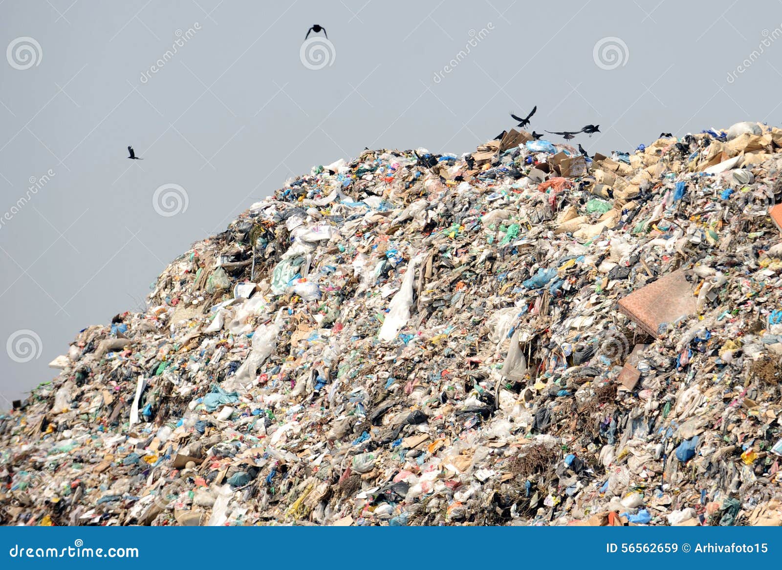 Landfill site stock image. Image of environment, materials - 56562659