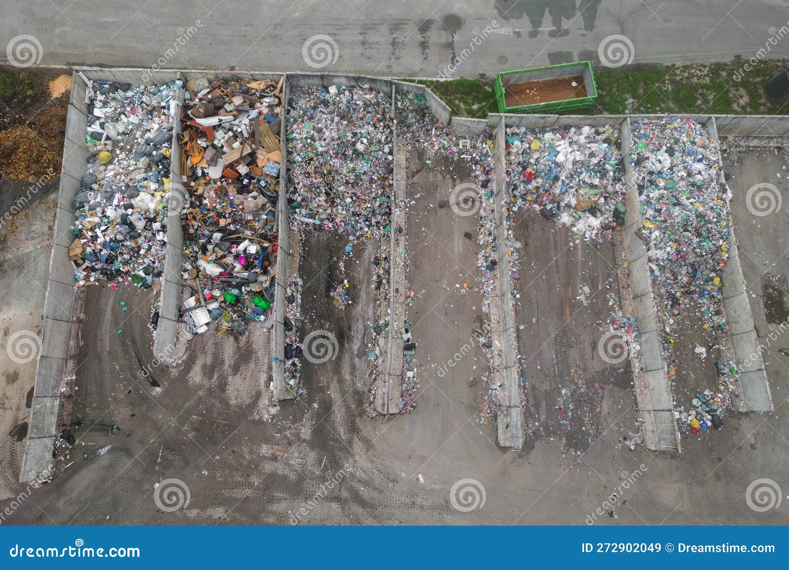 Landfill Site, a Pile of Junk, Unsorted Waste Materials Stock Image ...