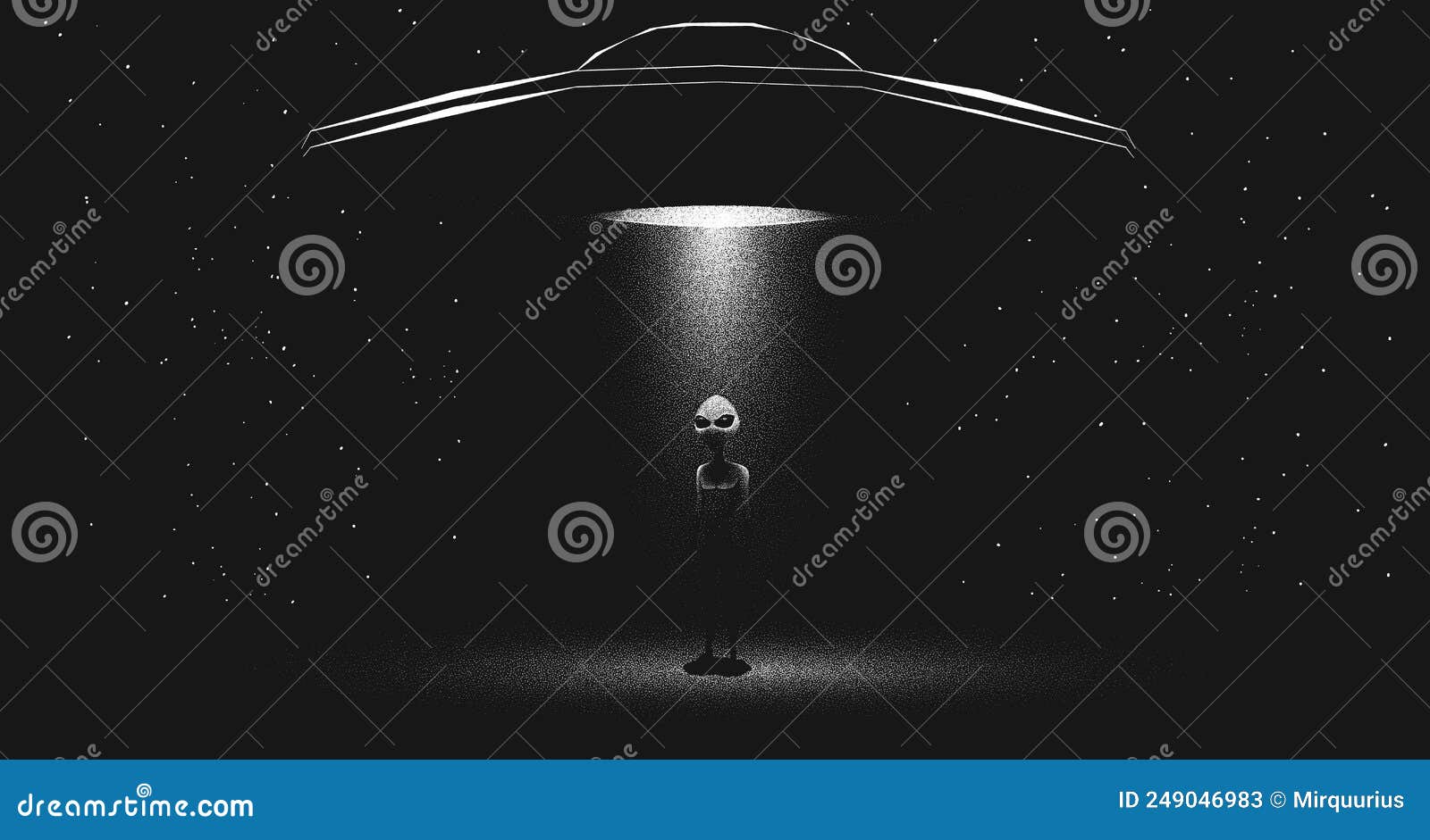 Landing On Alien Ice Planet Stock Photography | CartoonDealer.com ...