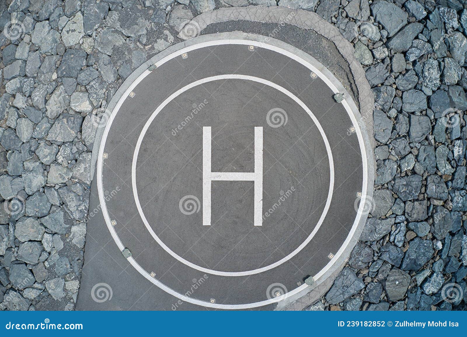 Landing Area for Helicopter Stock Photo - Image of build, area: 239182852