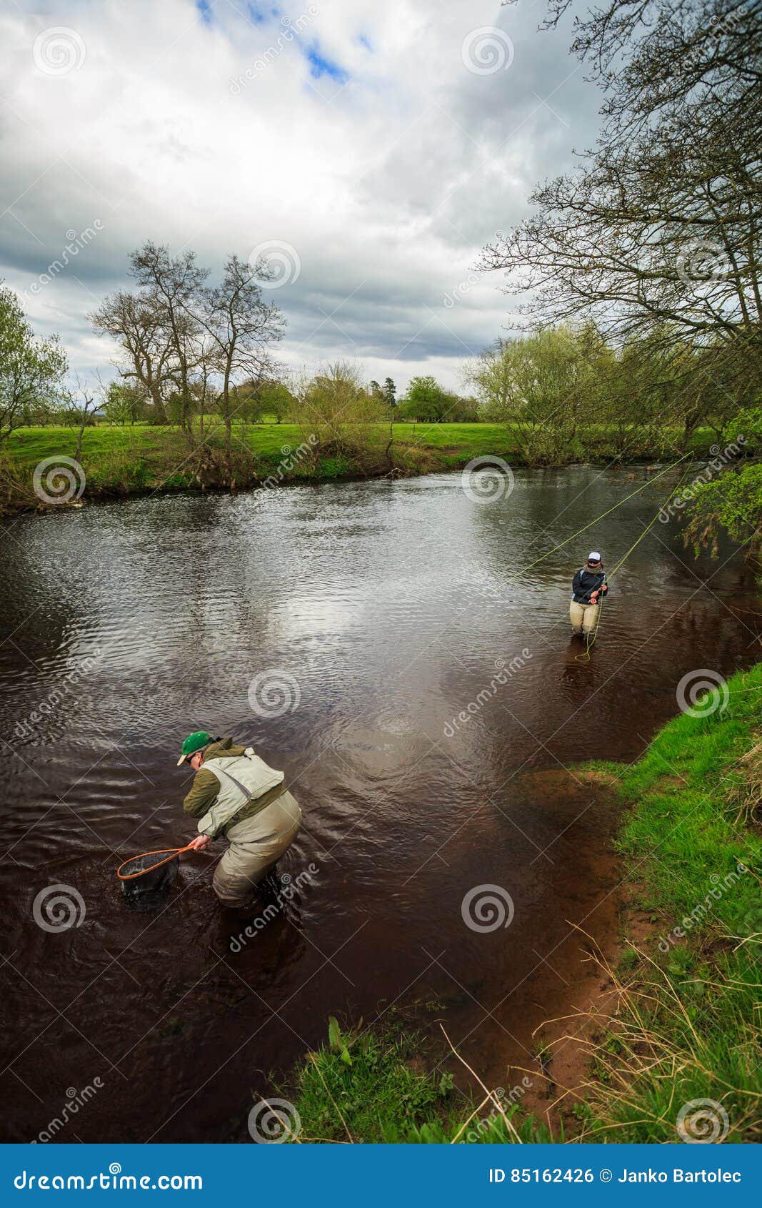 Landing the fish editorial photo. Image of england, huge - 85162426