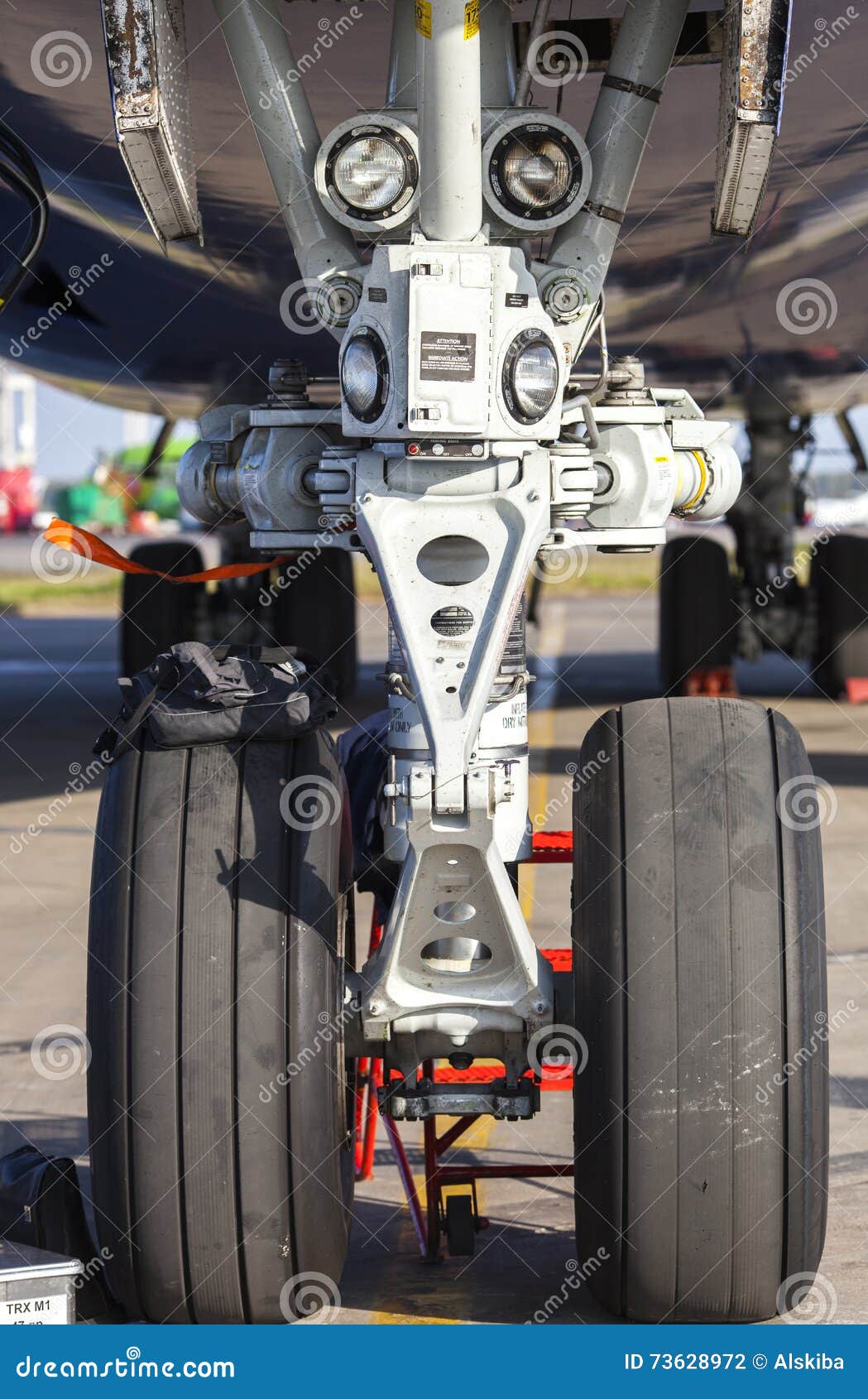 Landing gear stock photo. Image of runway, transport - 73628972