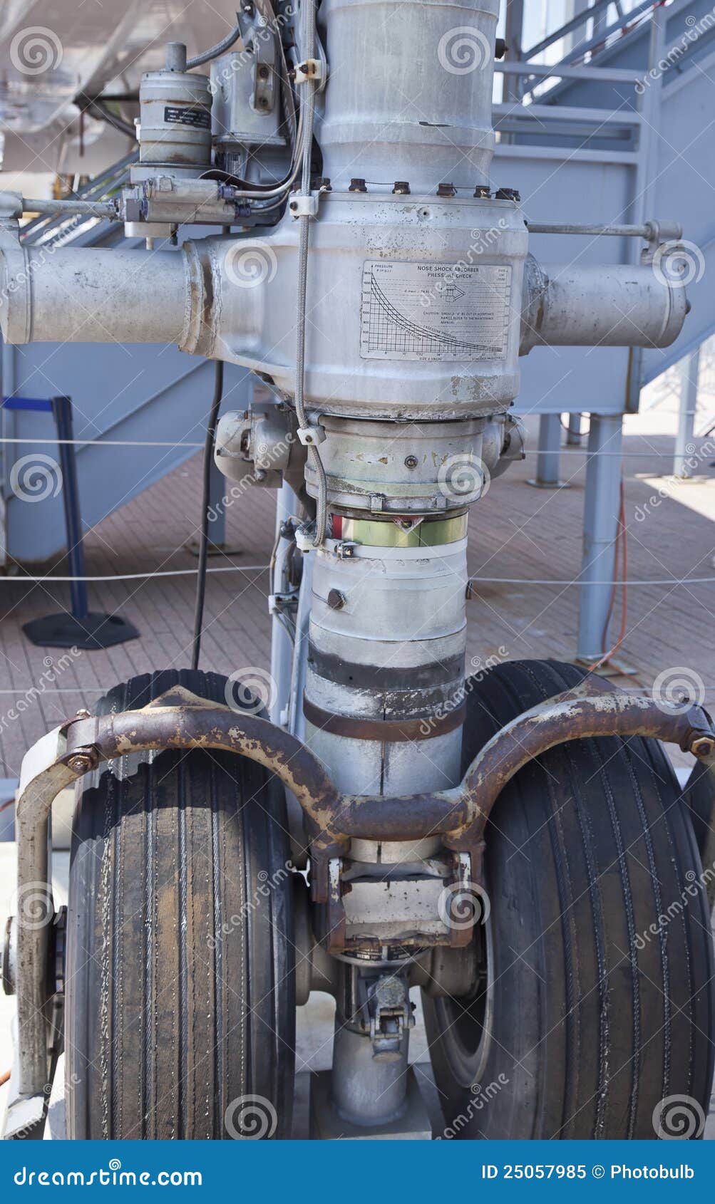 Landing Gear of Supersonic Concorde in Manhattan Stock Image - Image of ...