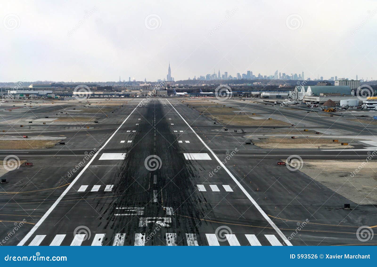 Landing at JFK stock photo. Image of runway, plane, landing - 593526