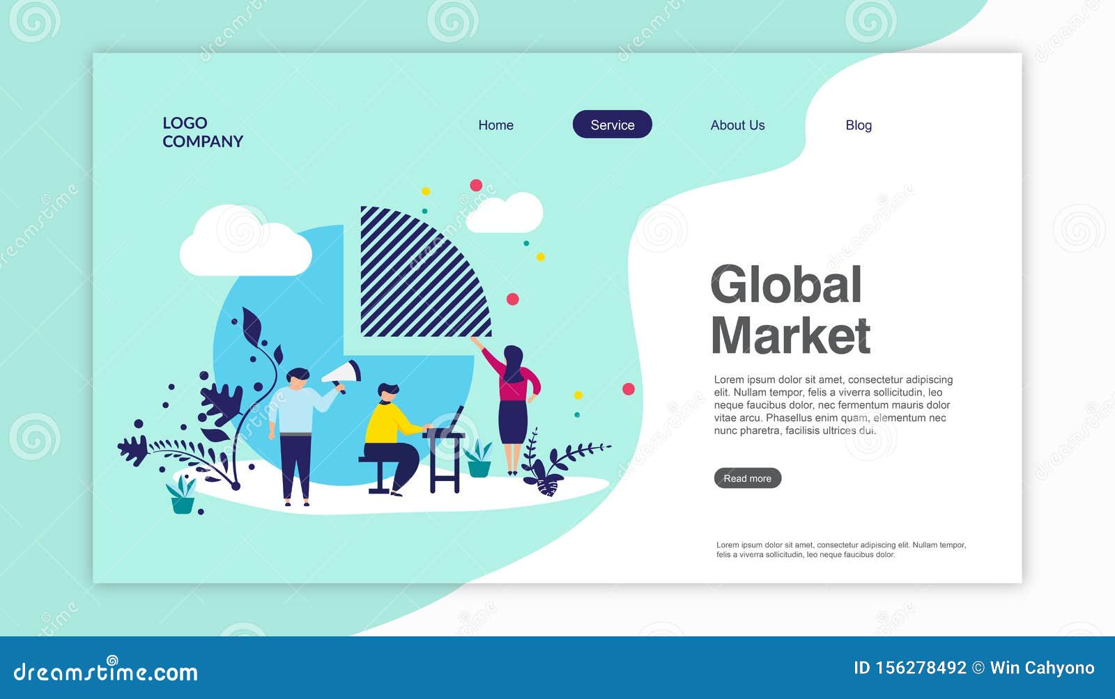 Global Market Data Visualization A World Map With Heatmap Colors And ...