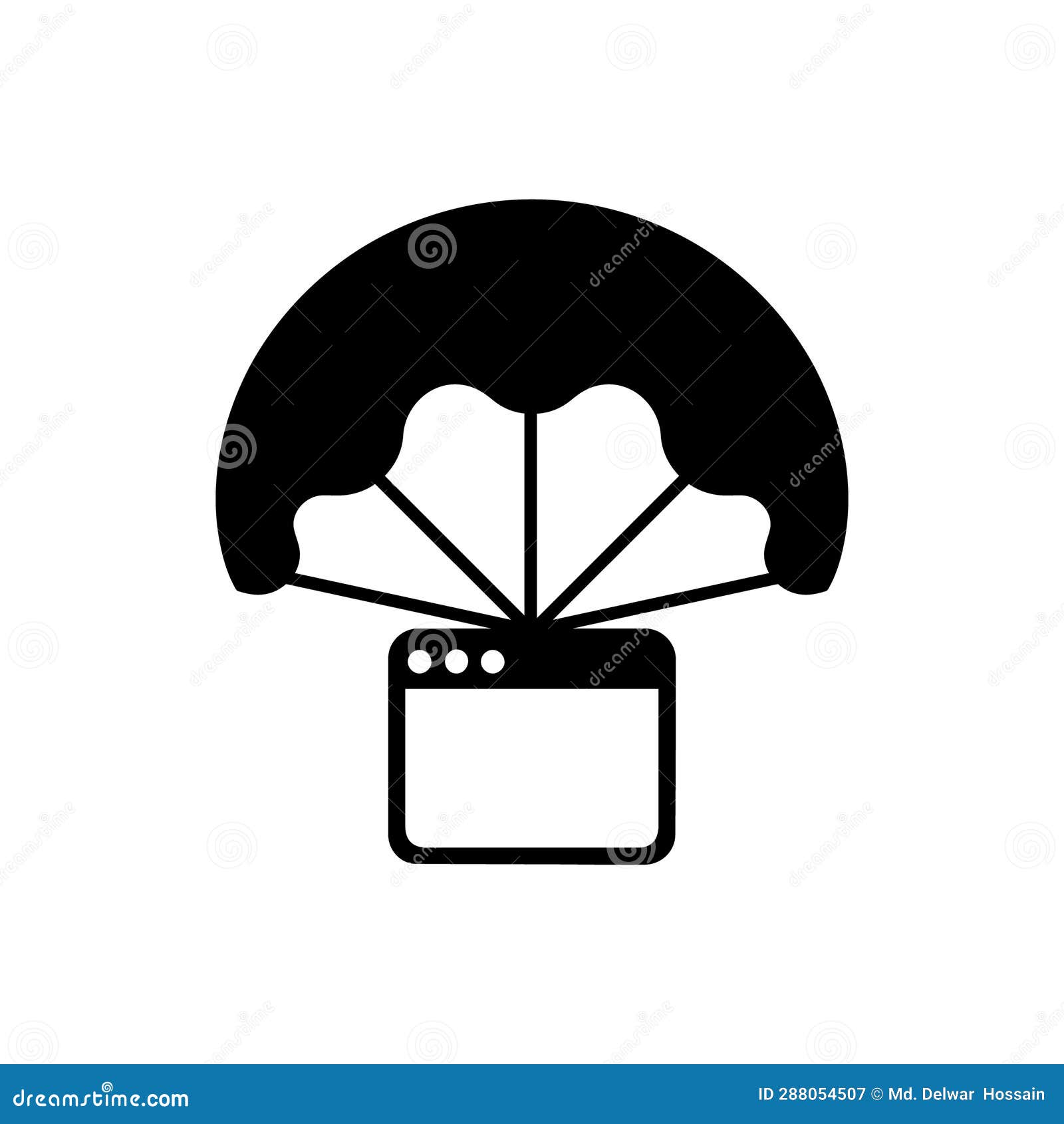 Landing page icon stock vector. Illustration of internet - 288054507