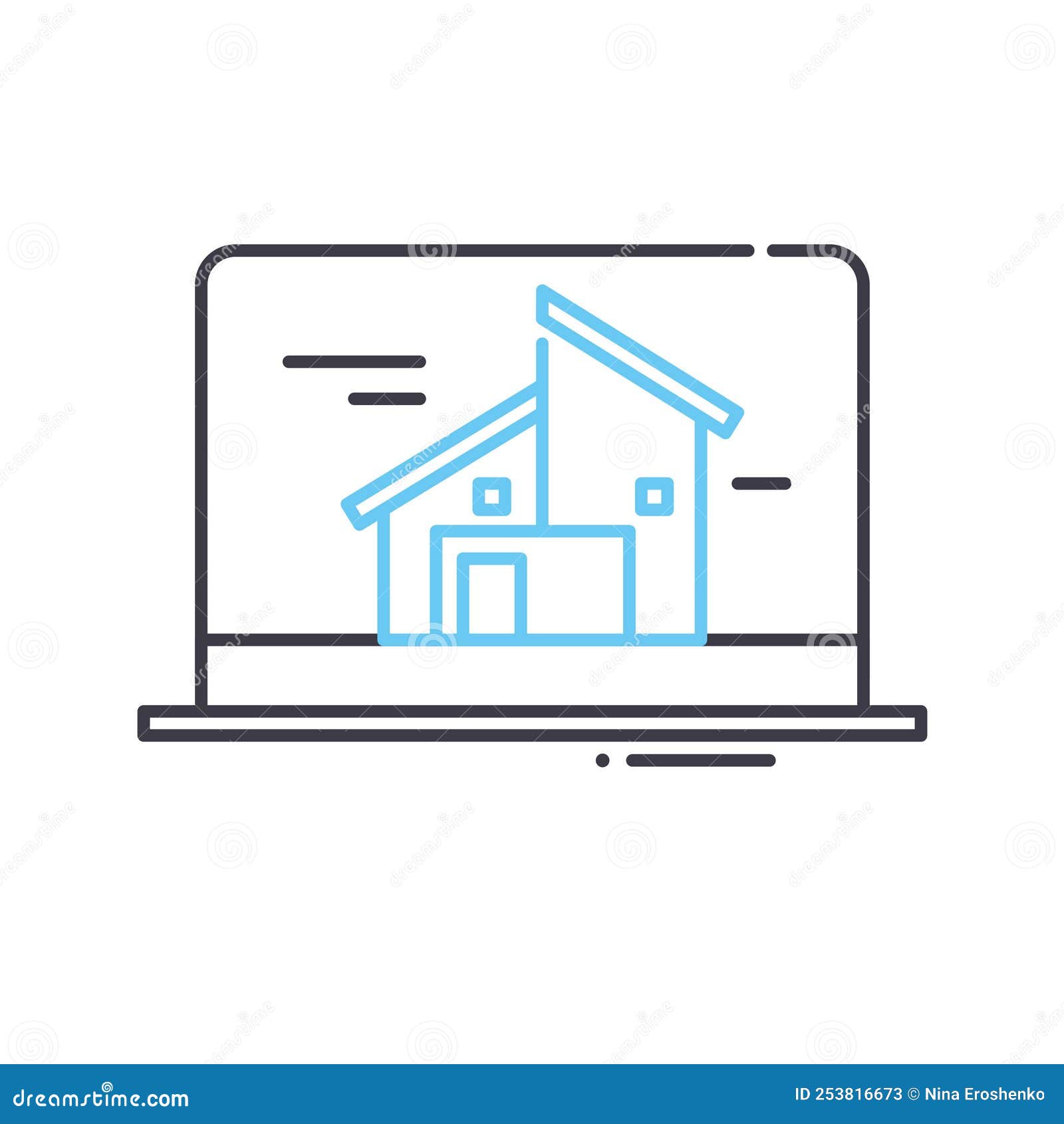 Landing Page Line Icon, Outline Symbol, Vector Illustration, Concept ... Landing Page Line Icon, Outline Symbol, Vector Illustration, Concept ...