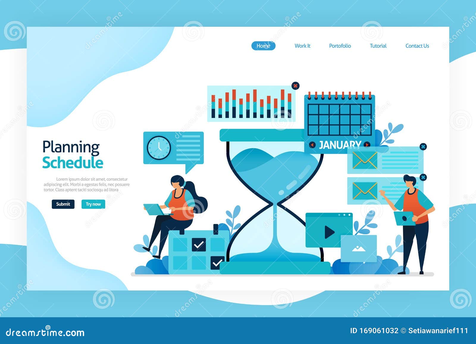 Planning Executing Ideas Circle Diagram Infographic Brainstorm Feedback ...