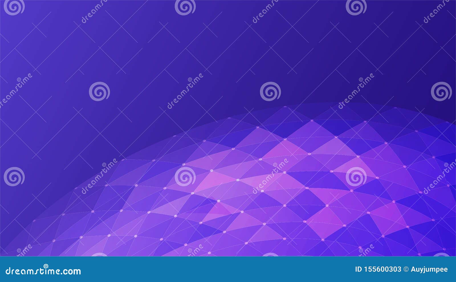 Landing Page Template with Abstract Gradient and 3D Global Mesh Network ...