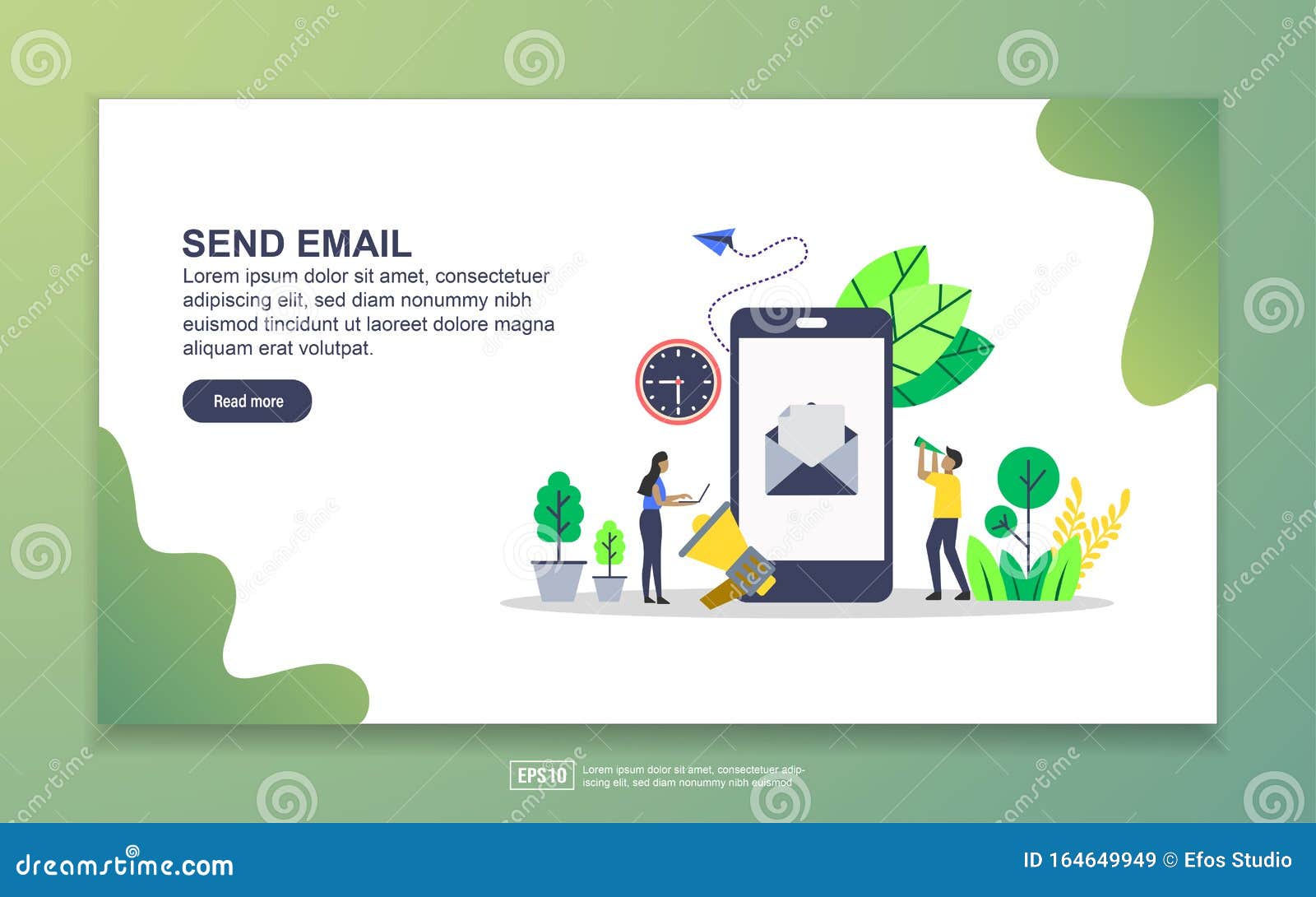 Send Email, New Message Isometric Icon. E-mail With Arrow Sign ...