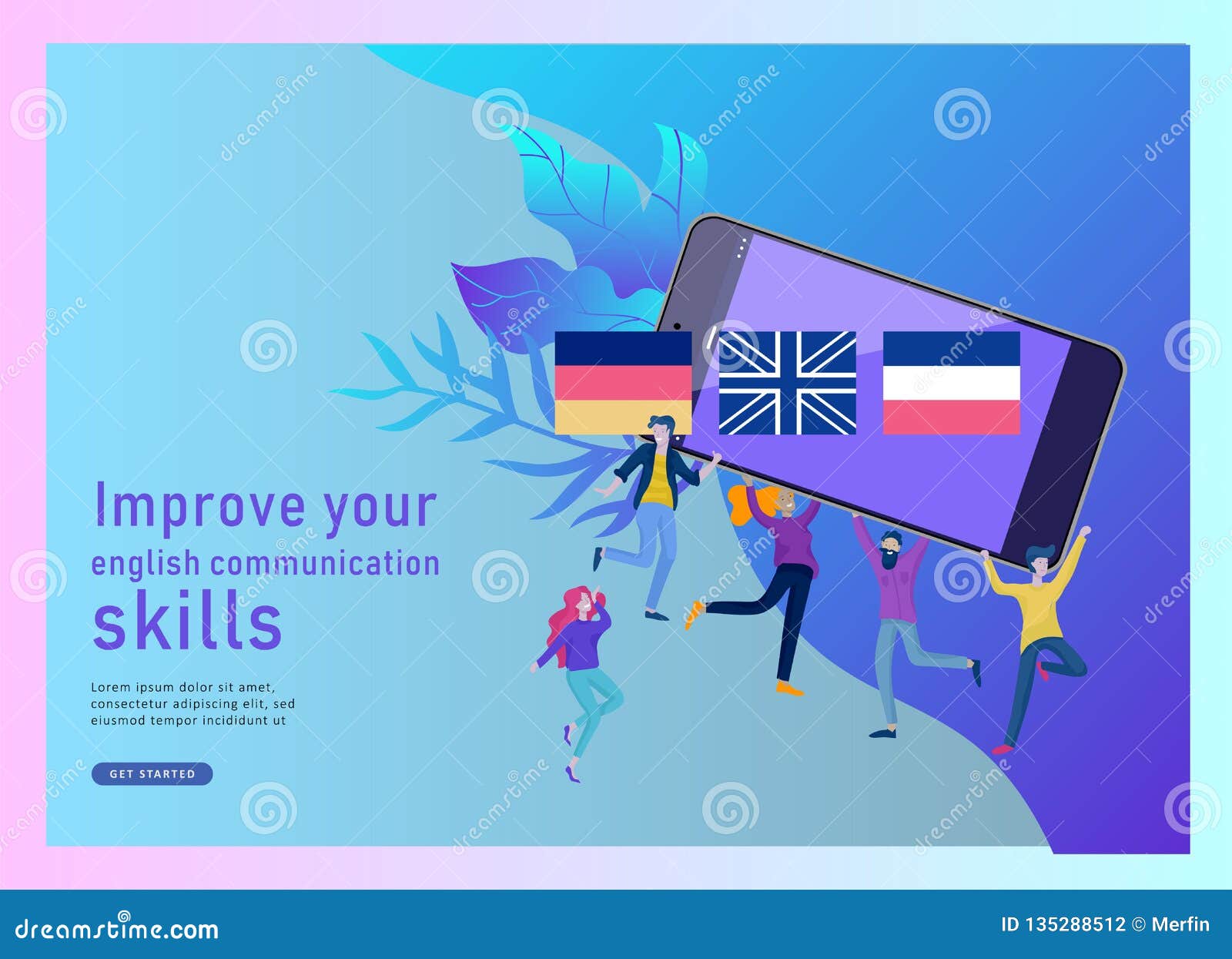 Landing Page Templates for Online Language Courses, Distance Education ...