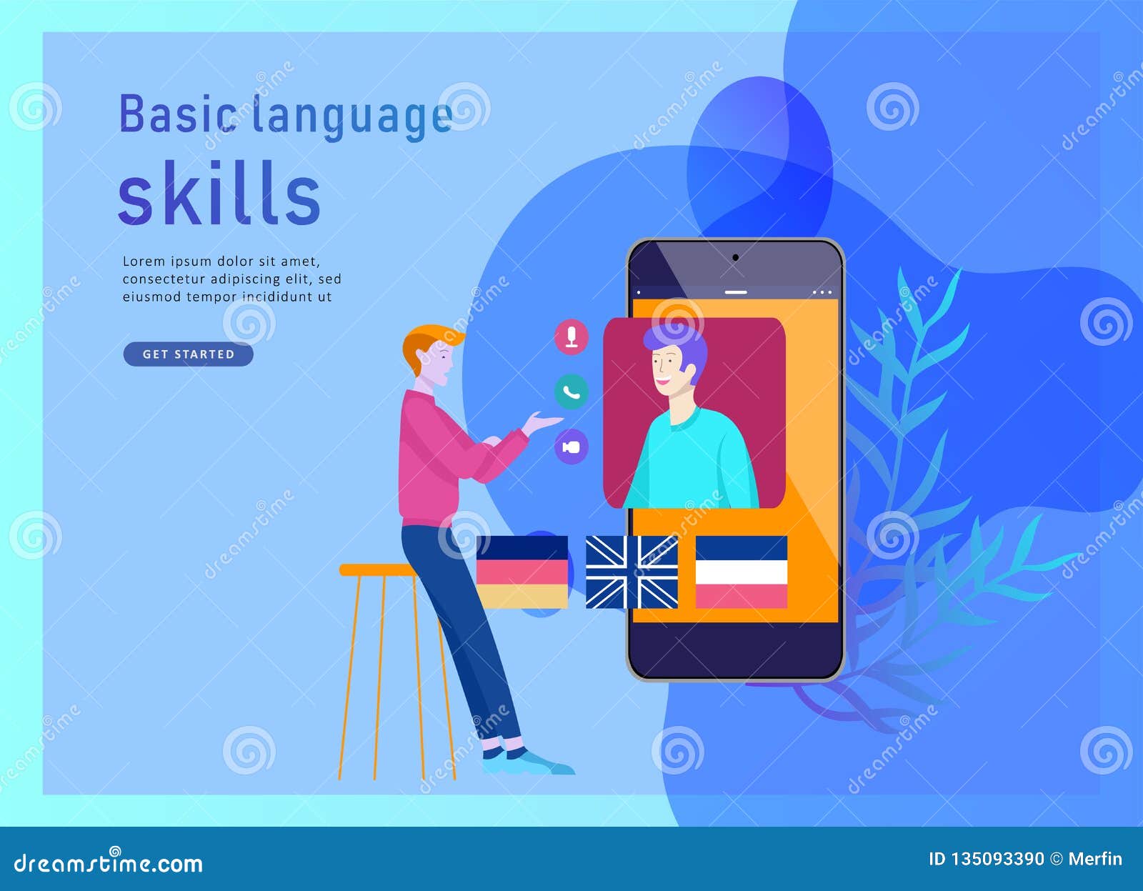 Landing Page Templates for Online Language Courses, Distance Education ...