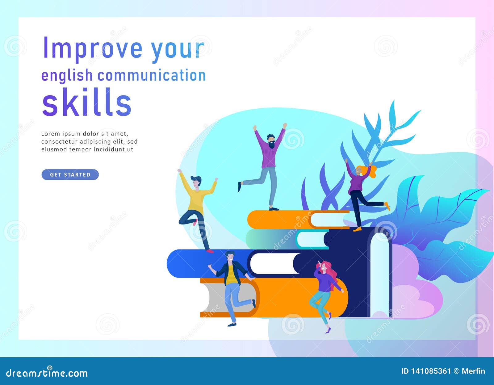 Landing Page Templates for Online Language Courses, Distance Education ...