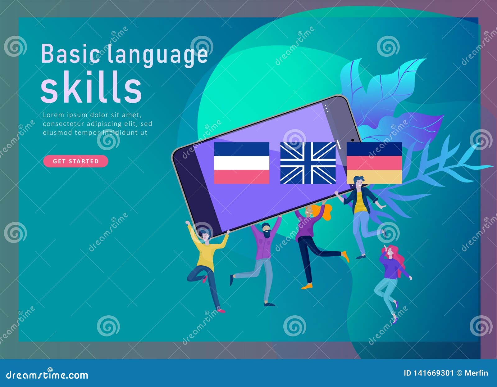Landing Page Templates for Online Language Courses, Distance Education ...