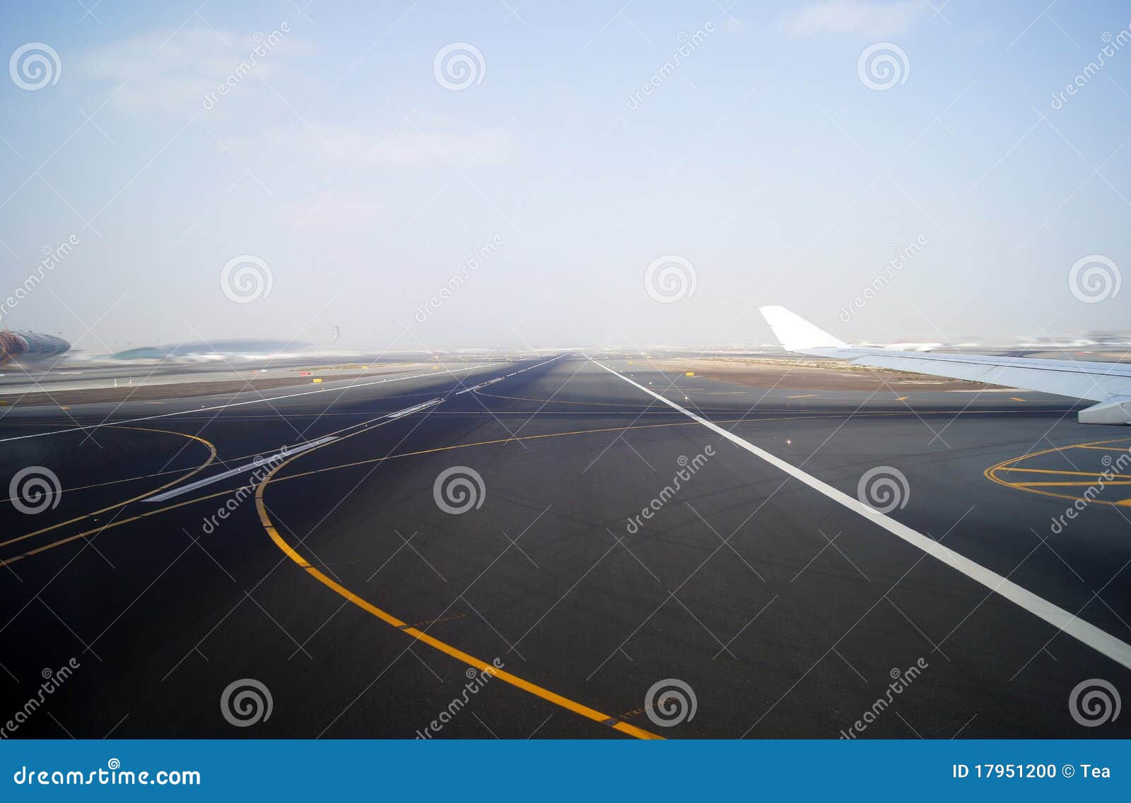 Landing strip stock photo. Image of horizon, runaway - 17951200