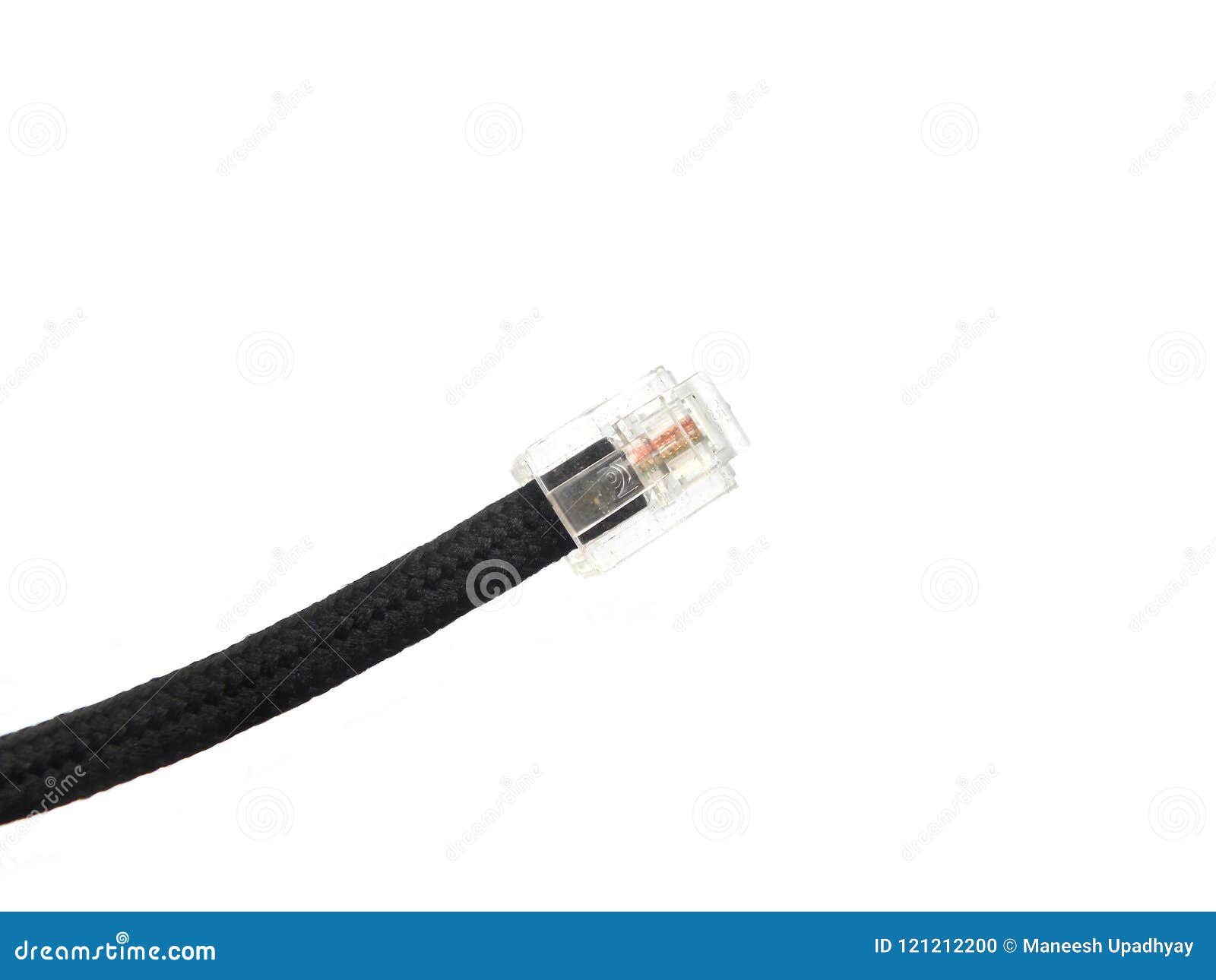 Landline De Hefboom Van De Telefoonkabel Stock Foto - Image of kabels ...