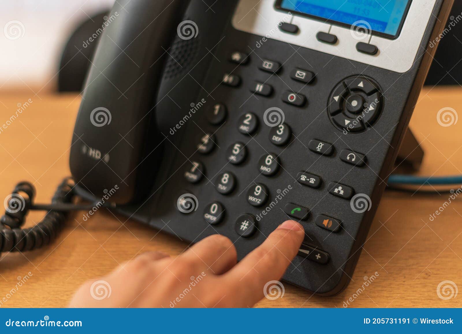 Landline of an Office or Workplace Where There is Internal ...