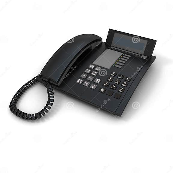 Landline phone stock image. Image of telephone, communication - 10758997