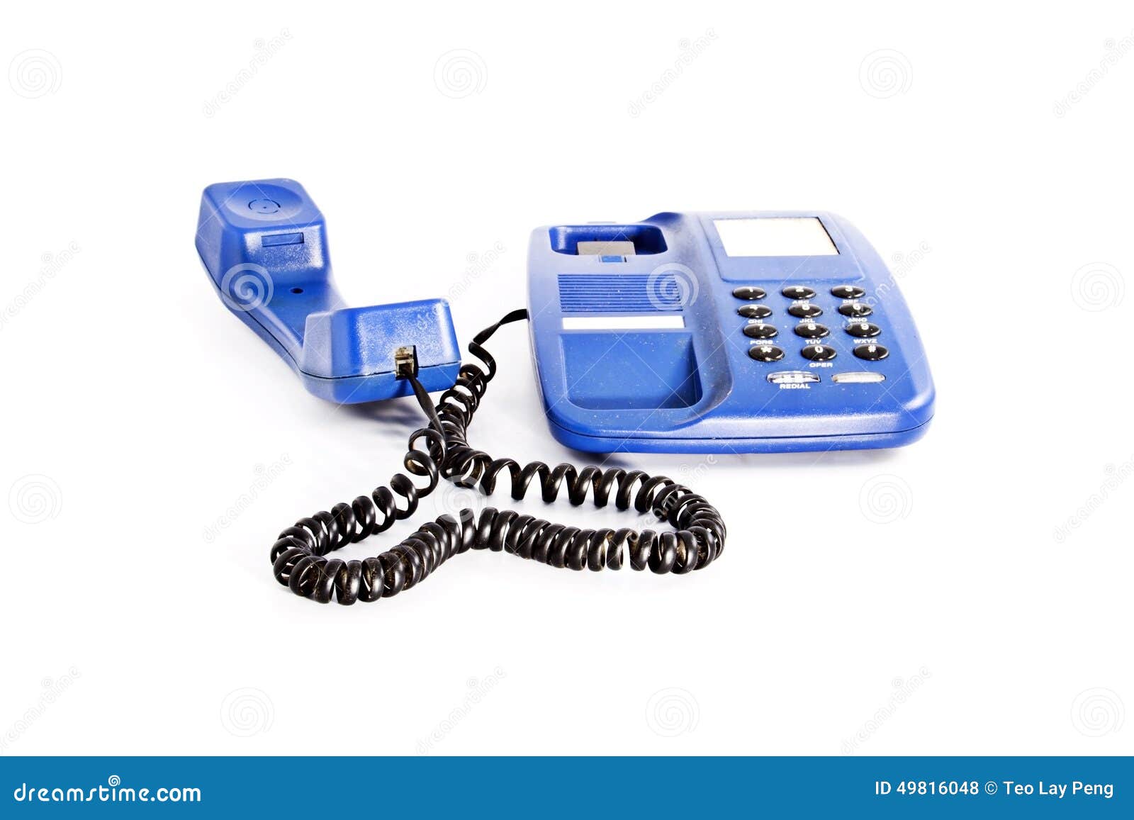 Landline phone stock photo. Image of call, residential - 49816048