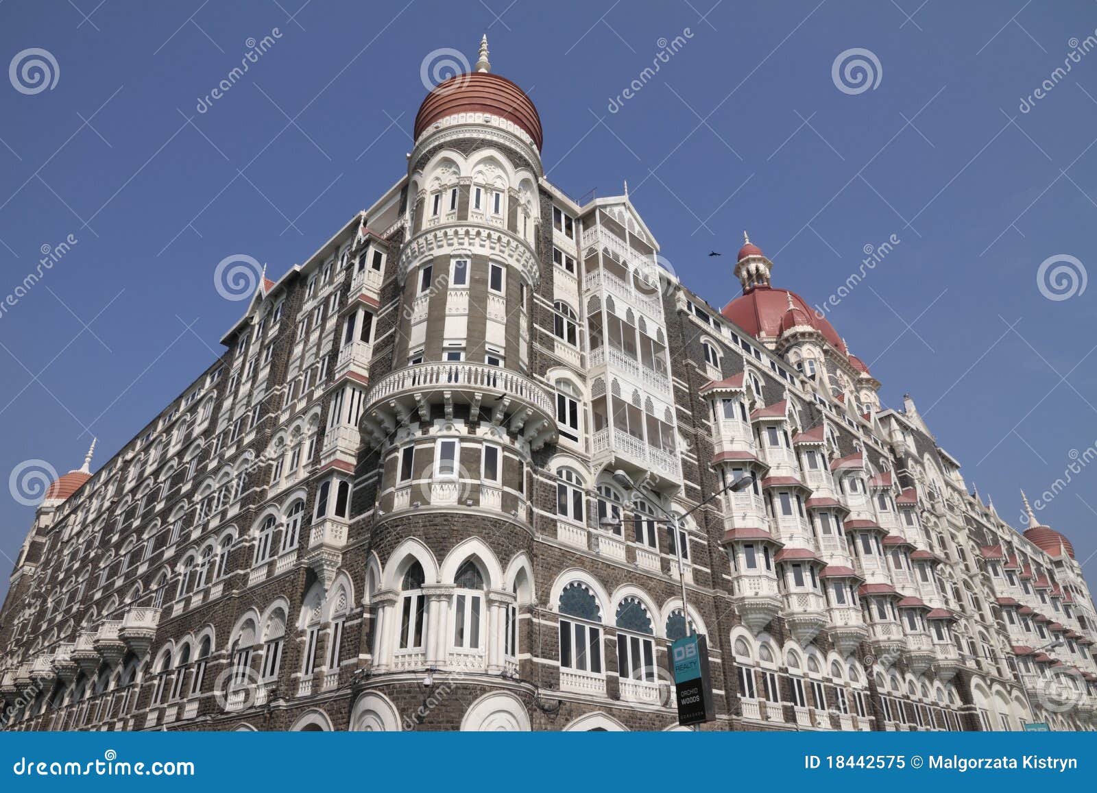 Landmark of Bombay stock image. Image of building, mahal - 18442575