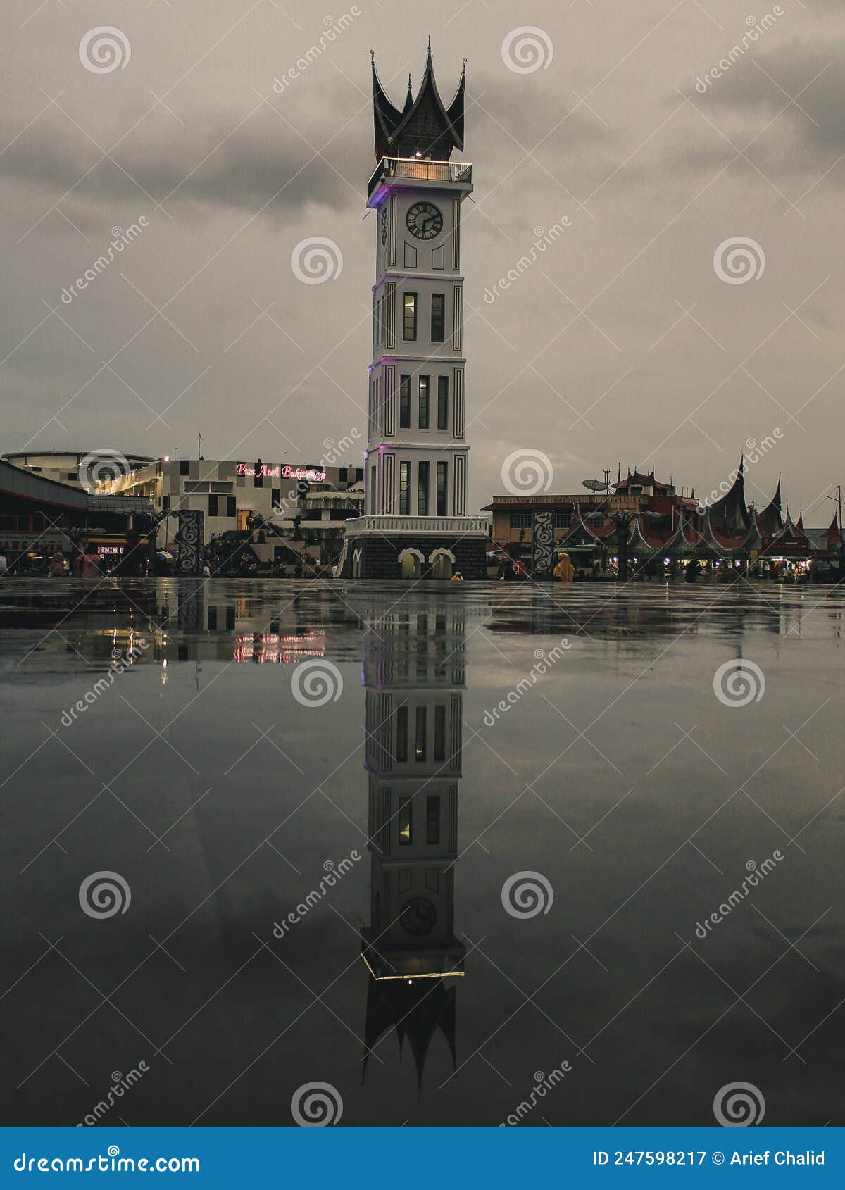 Landmark of Bukittinggi, West Sumatera. Stock Image - Image of landmark ...