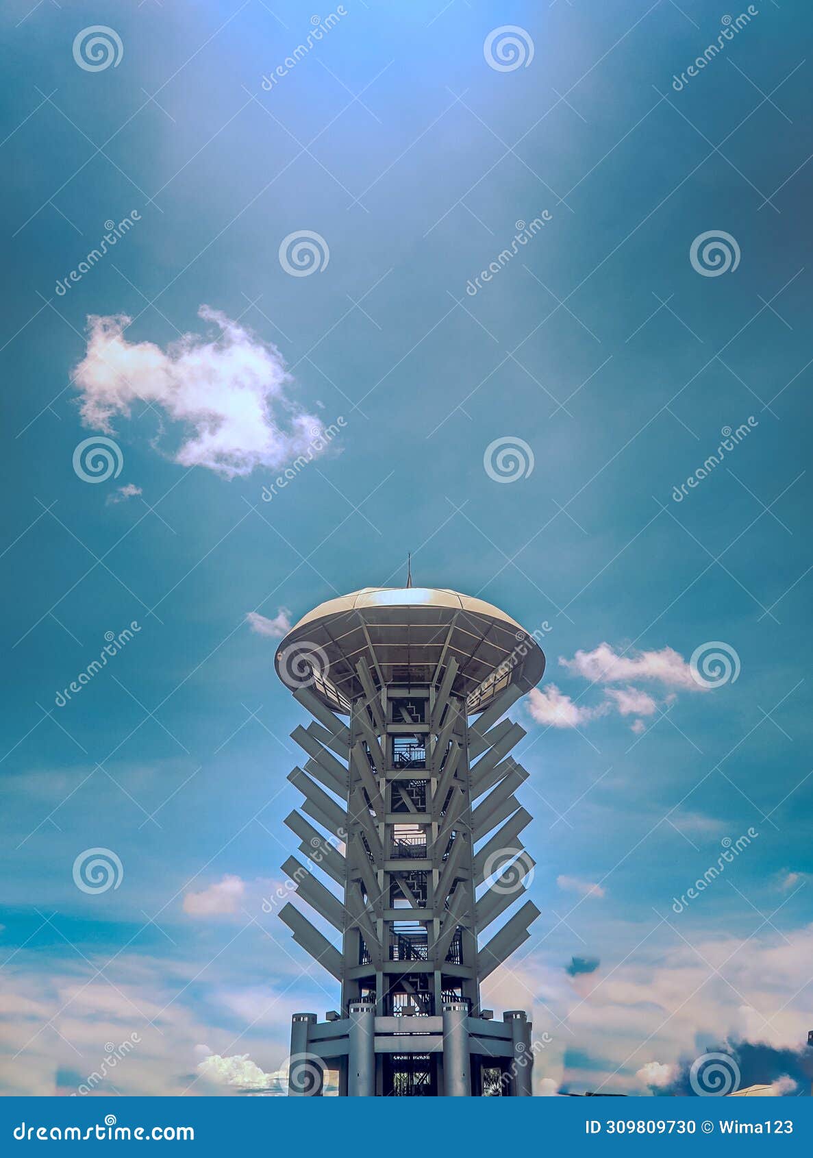 LANDMARK CILEGON stock photo. Image of represents, rotation - 309809730