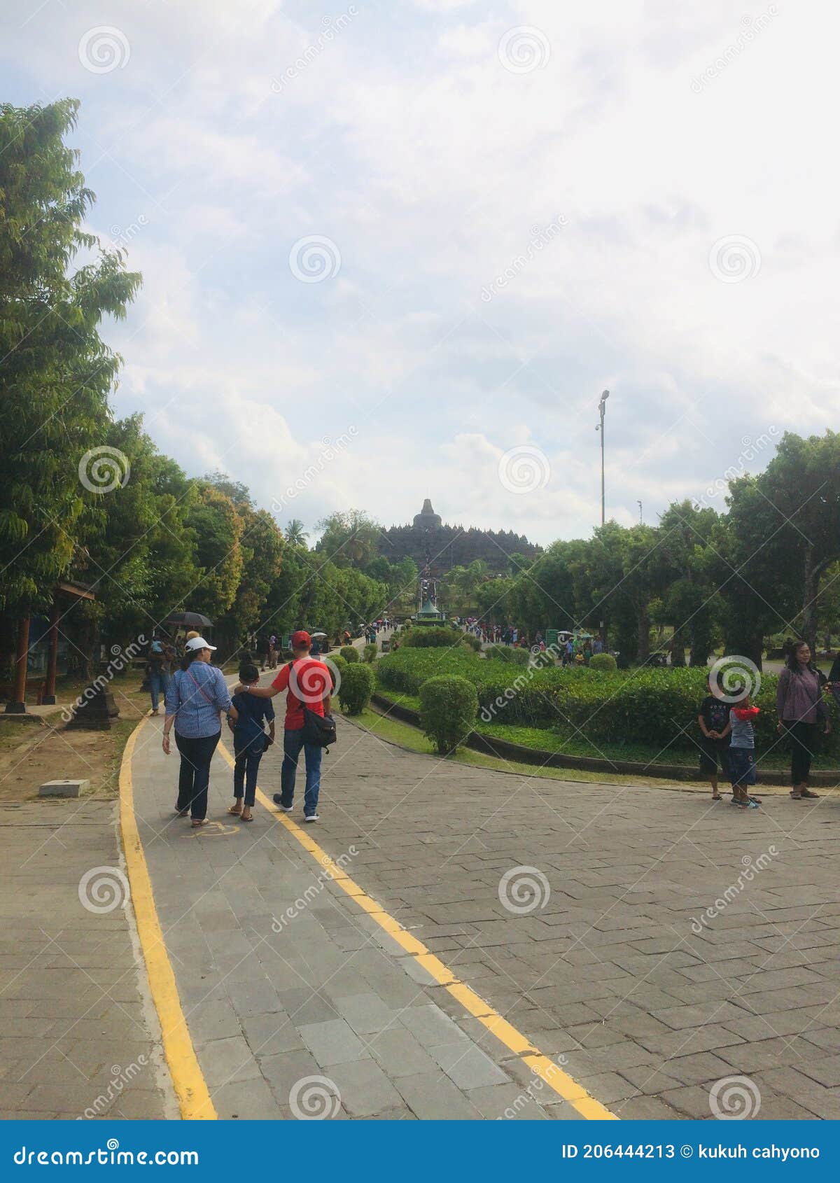 The landmark of indonesia editorial stock photo. Image of java - 206444213