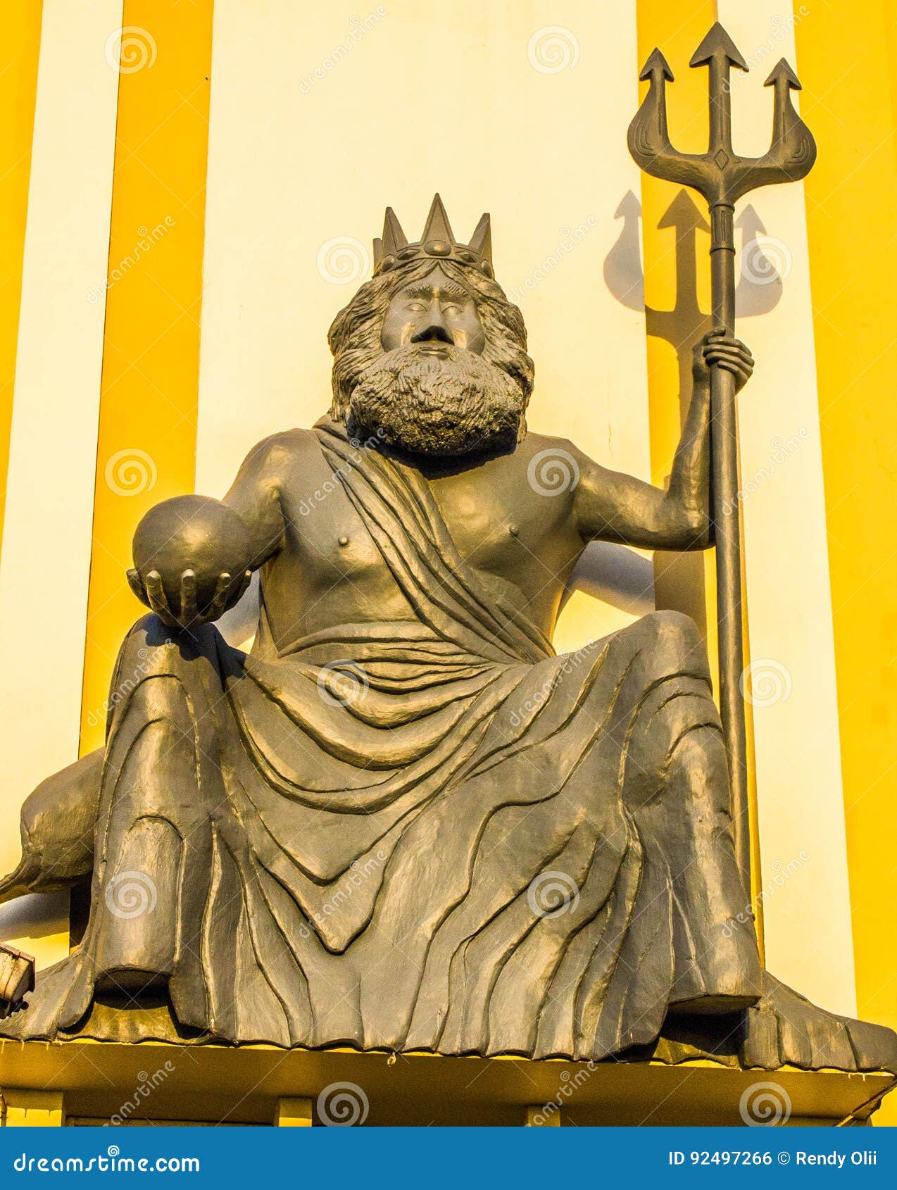 Landmark of Manado editorial photo. Image of manado, poseidon - 92497266