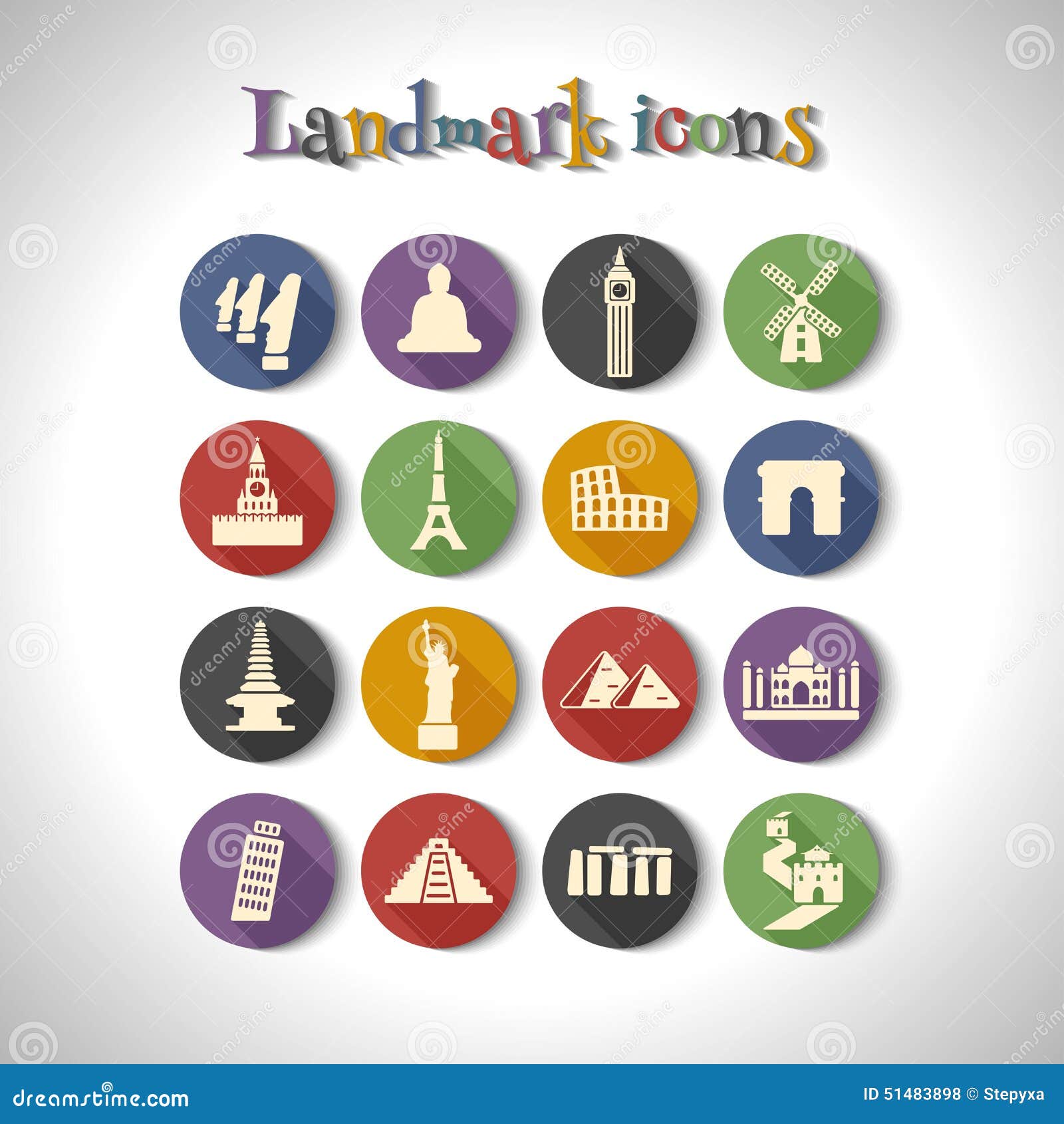 Landmark stock illustration. Illustration of application - 51483898 Landmark stock illustration. Illustration of application - 51483898