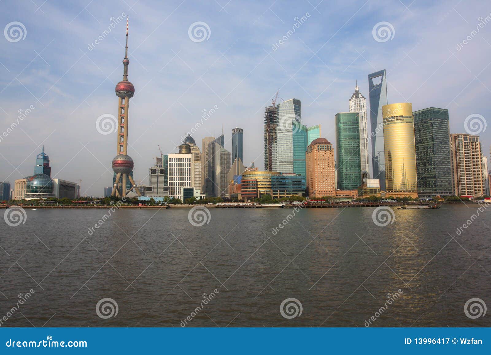Landmark of shanghai stock image. Image of chinese, building - 13996417