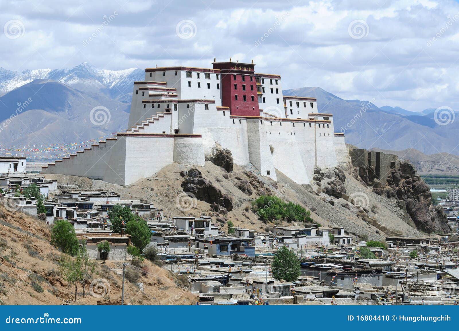 Landmark in Tibet stock photo. Image of religion, heritage - 16804410