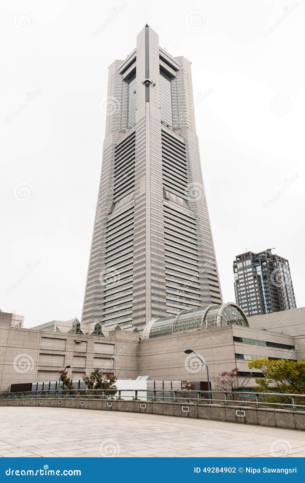 Landmark Tower In Yokohama With Top Deck Tallest Building Royalty-Free ...