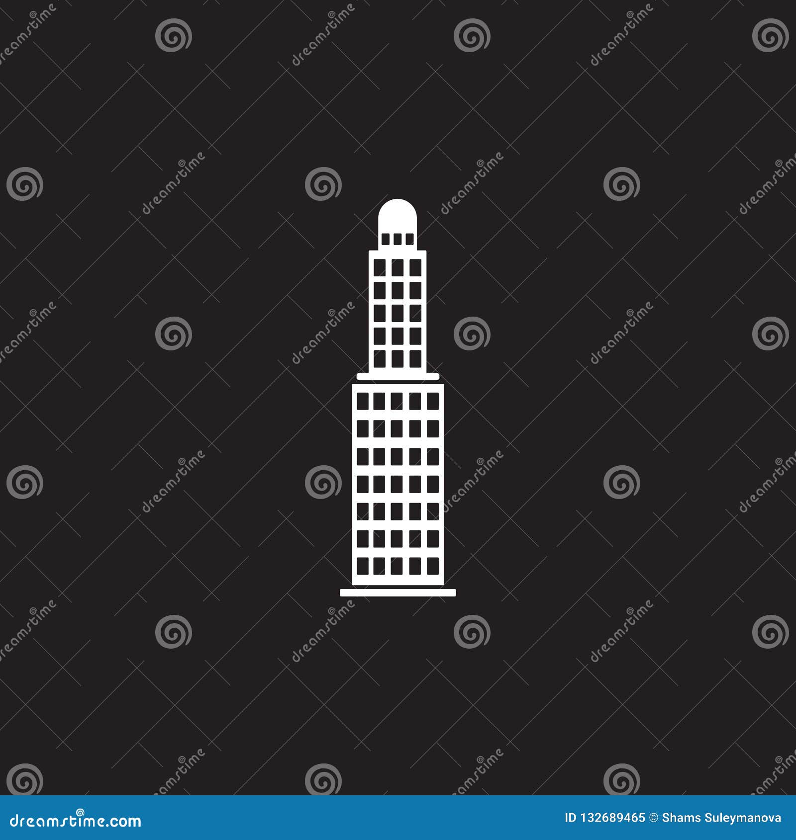 Landmarks Building Icon. Simple Element Illustration. Landmarks ...