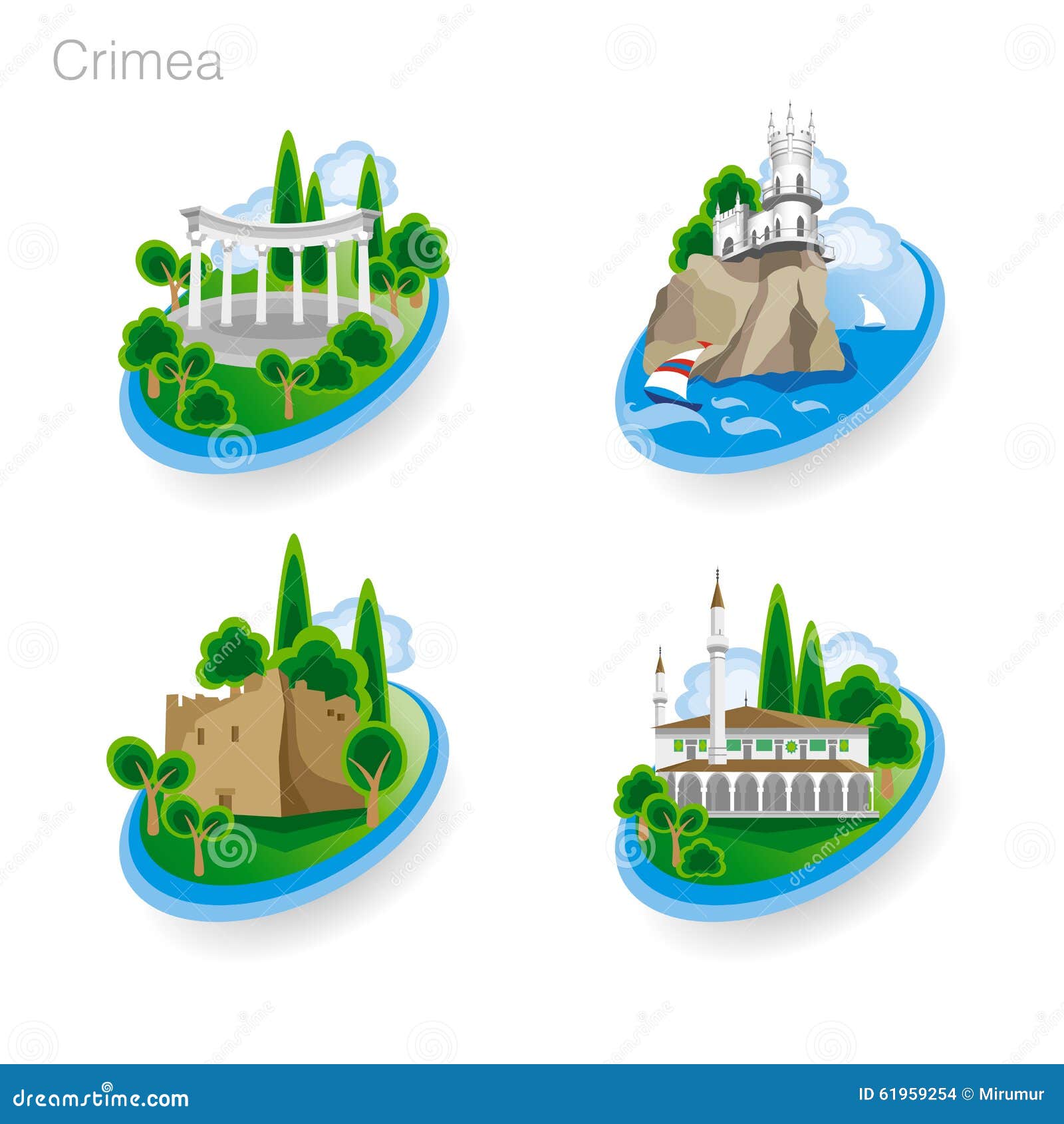 Crimea Map Vector Illustration | CartoonDealer.com #38583244