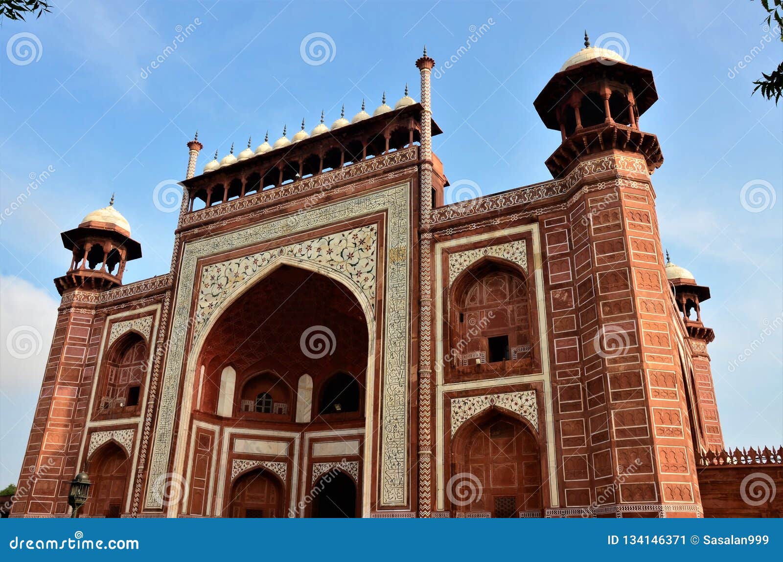 Landmarks of India - Gateway To the Taj Mahal Stock Image - Image of ...