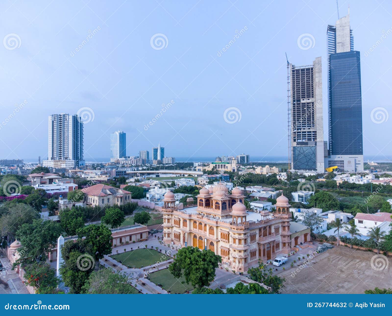 Landmarks of karachi stock photo. Image of arabian, journalism - 267744632