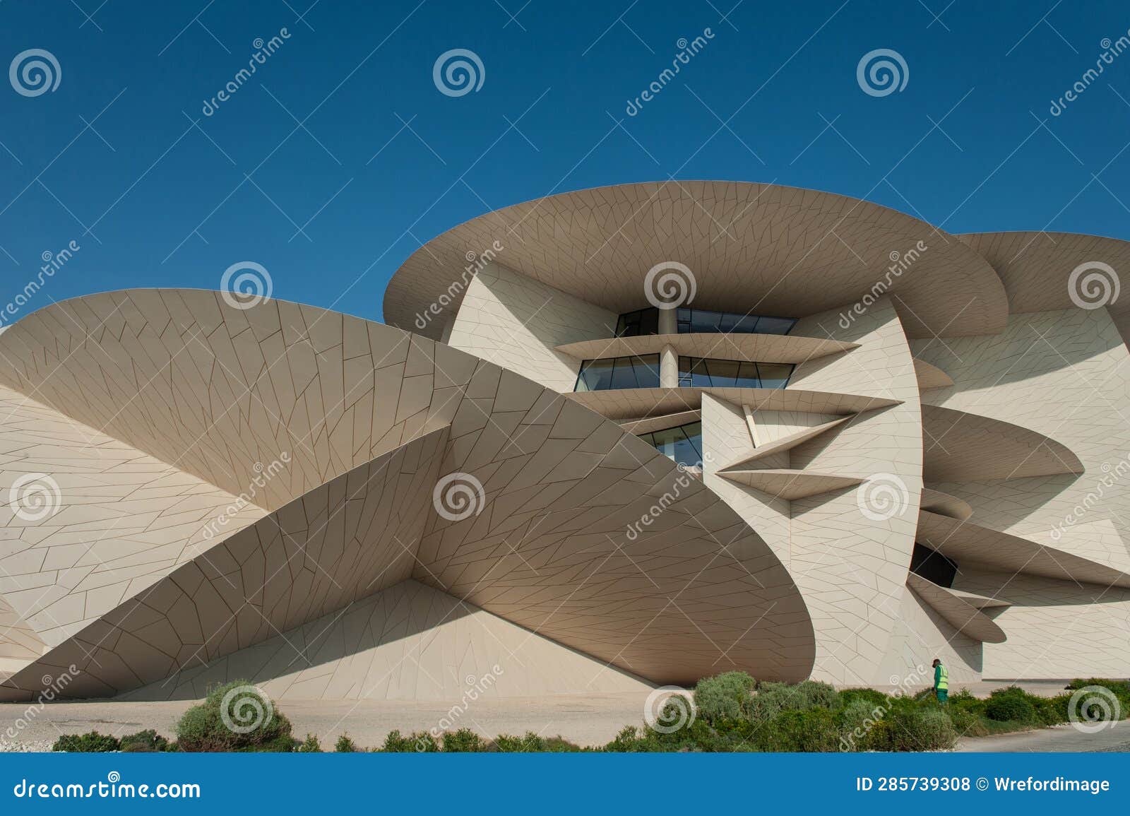 Landmarks and Monuments of Doha, Qatar Editorial Stock Photo - Image of ...